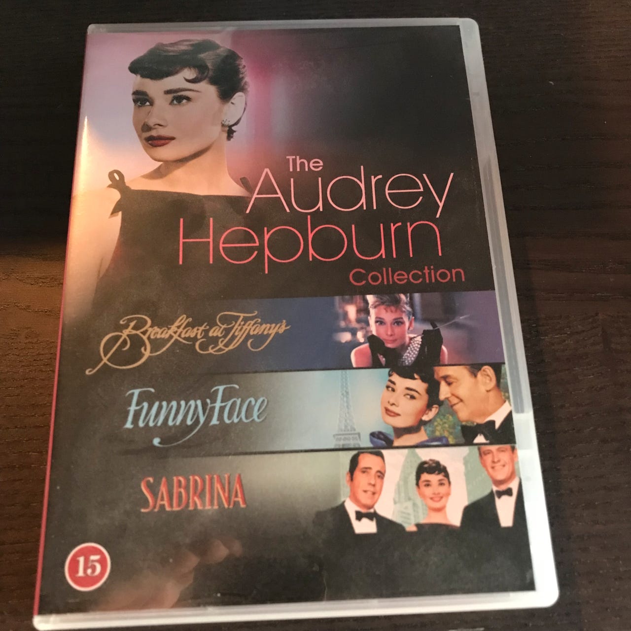Audrey Hepburn samling: Breakfast at Tiffanys + Funny face + Sabrina ...