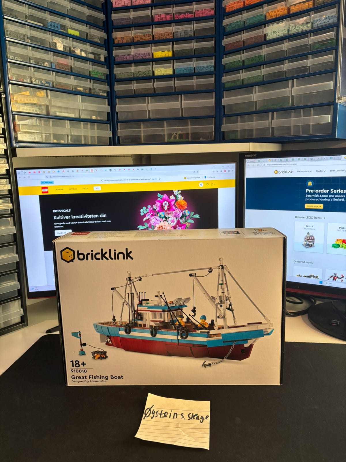 Lego 910010, Great Fishing Boat - Bricklink Designer Program | FINN-torget