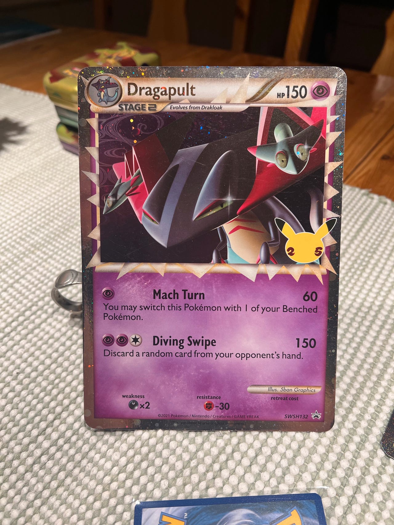 Pokemon Dragapult jumbo card - SWSH132 | FINN-torget