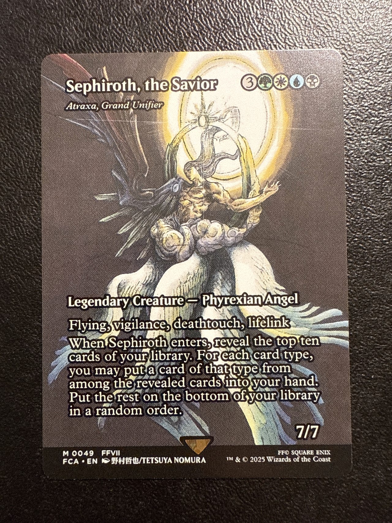 Sephiroth, the Savior mytic showcase Magic the gathering samlekort ...