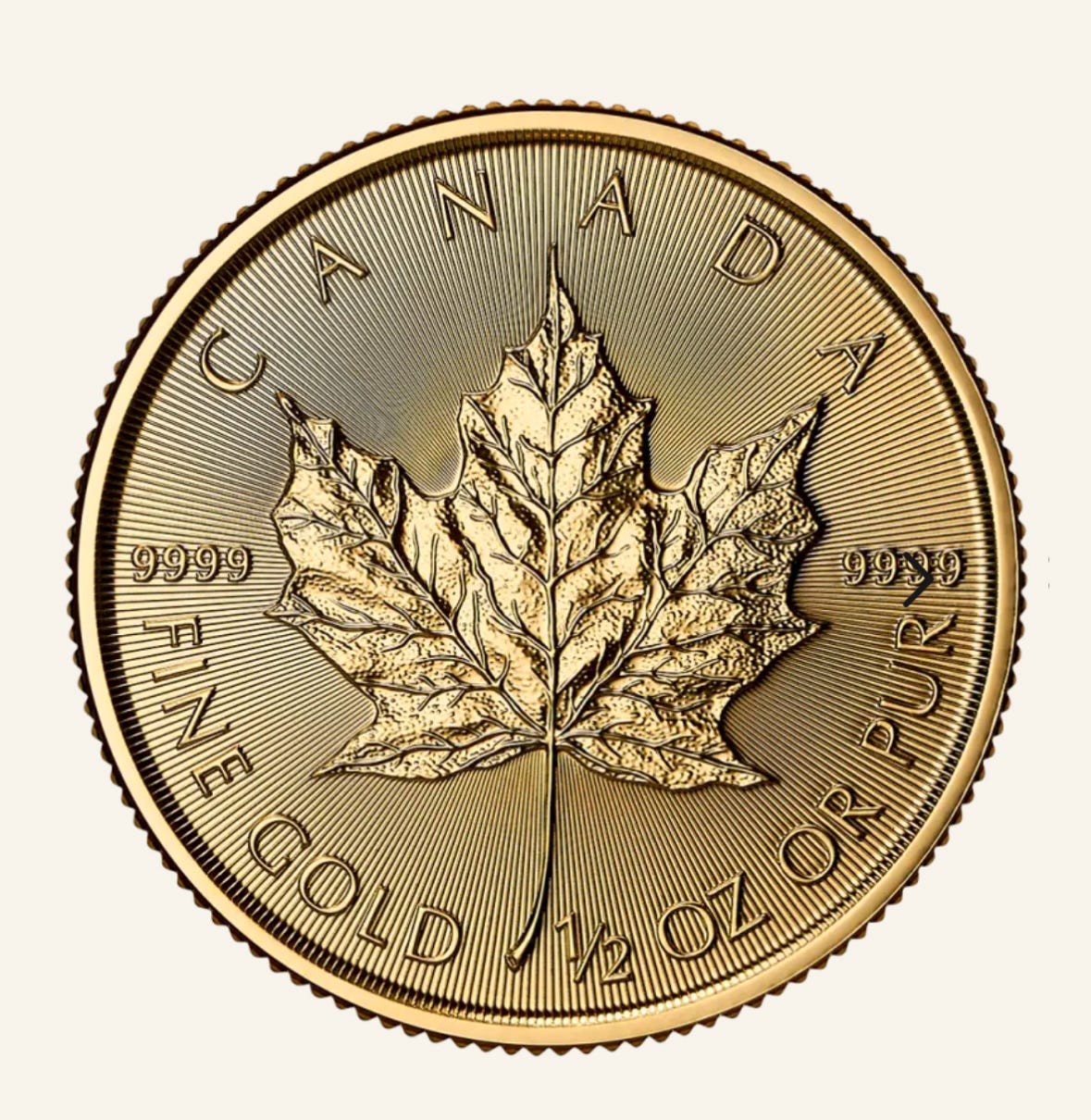Helt ny Maple Leaf 15.5 g 24K gullmynt | FINN-torget