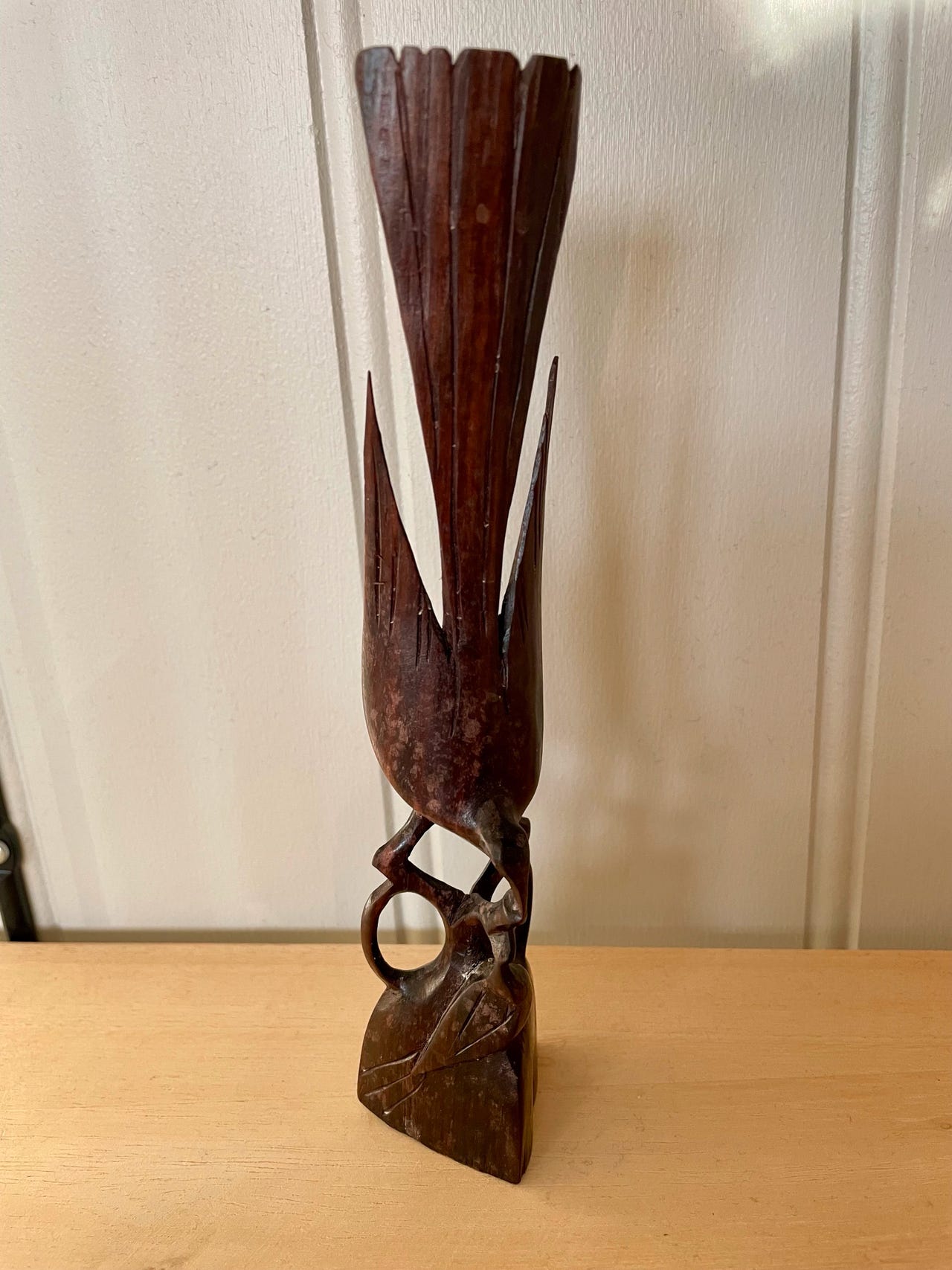 Trefigur fugl 21 cm | FINN-torget