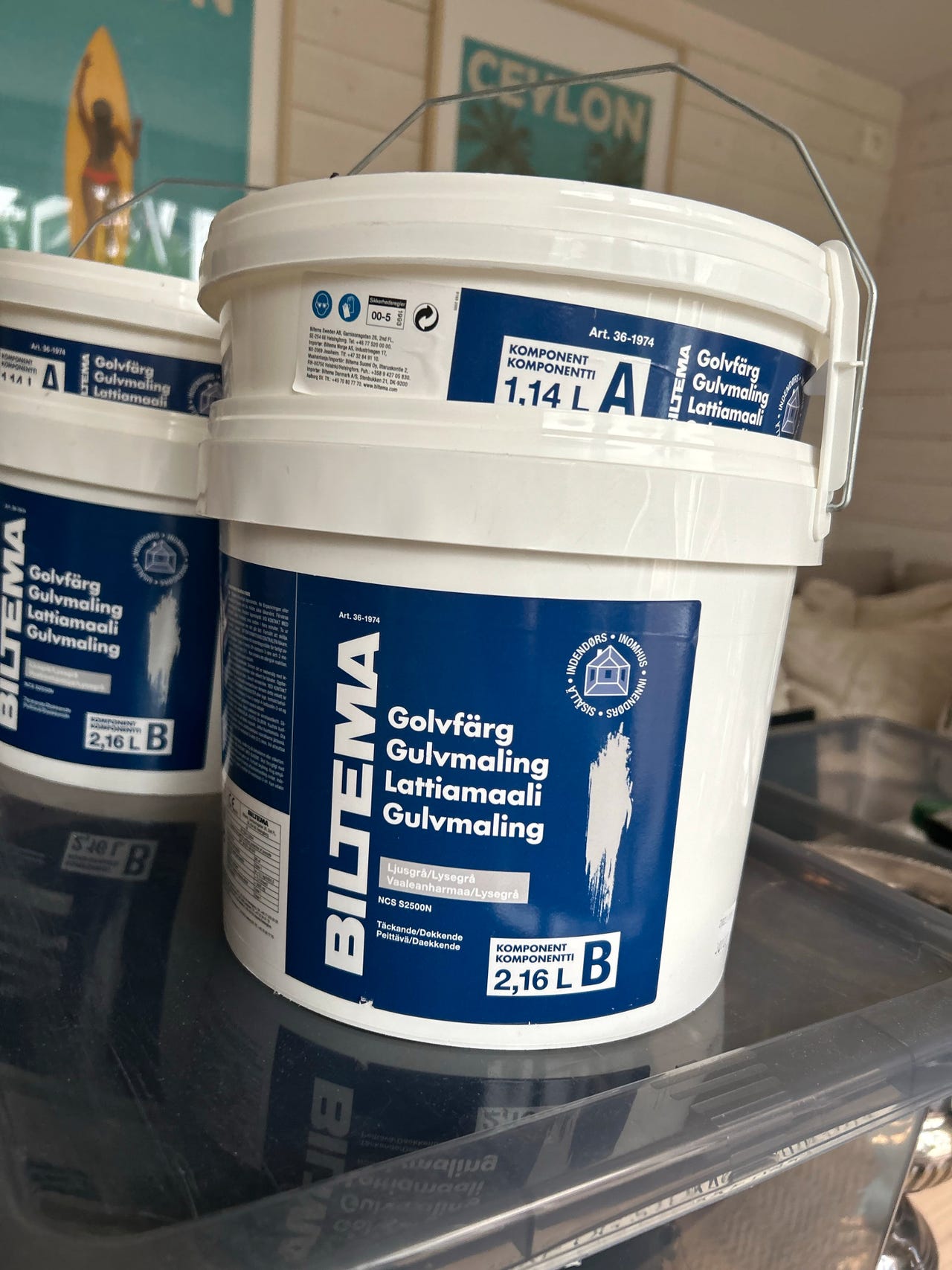 Biltema epoxy gulvmaling selges billig. | FINN-torget