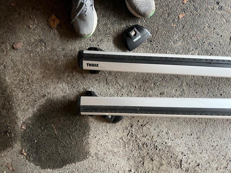 Thule takstativ 753/460,- takstativ,- rails,- takrails,- lastestativ ...