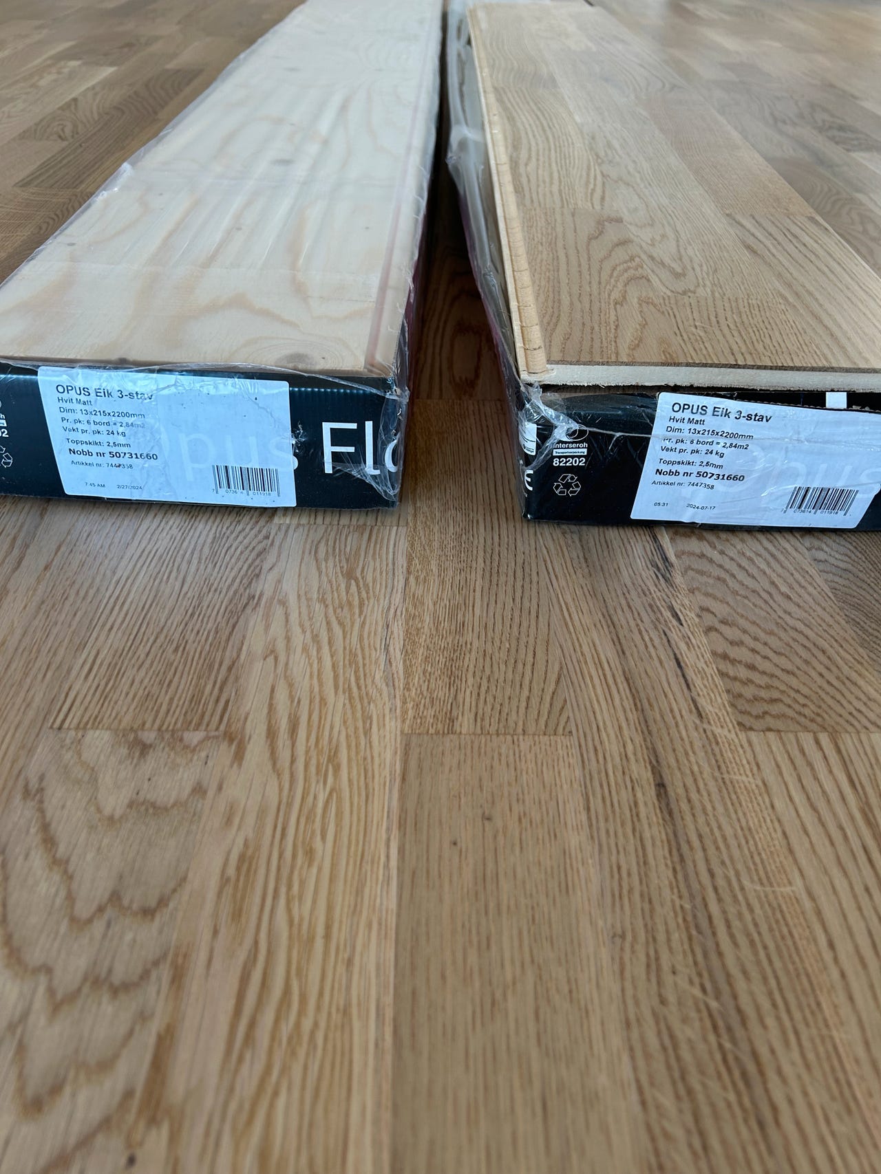 Parkett Eik Opus 3 stav hvit matt | FINN-torget