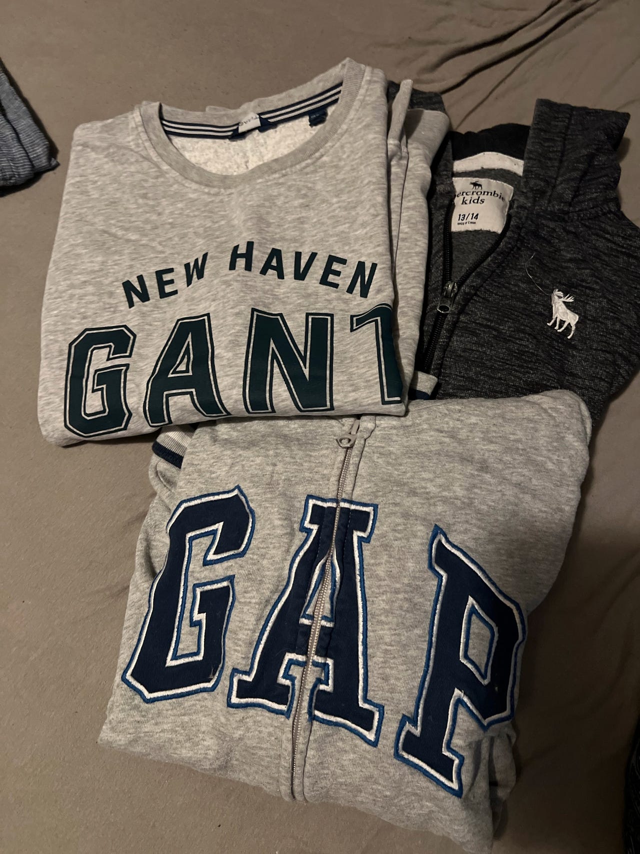 Genser og Collage Jakker str 13-14 år Gant, GAP og Abercrombie | FINN ...