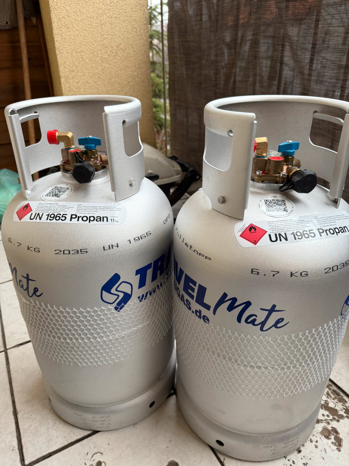 Gasbank Multi selvfyllerflasker Gassflasker Aluminium 11 kg propan ...