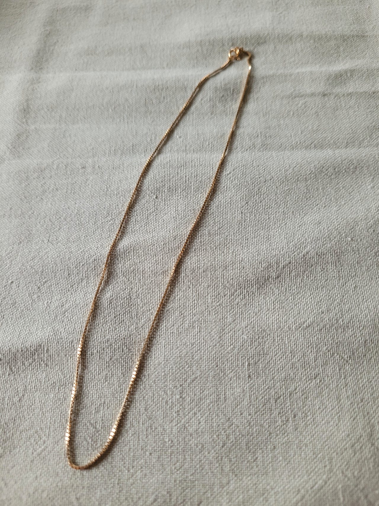 Veneziansk gullkjede 585 - 40 cm. | FINN-torget