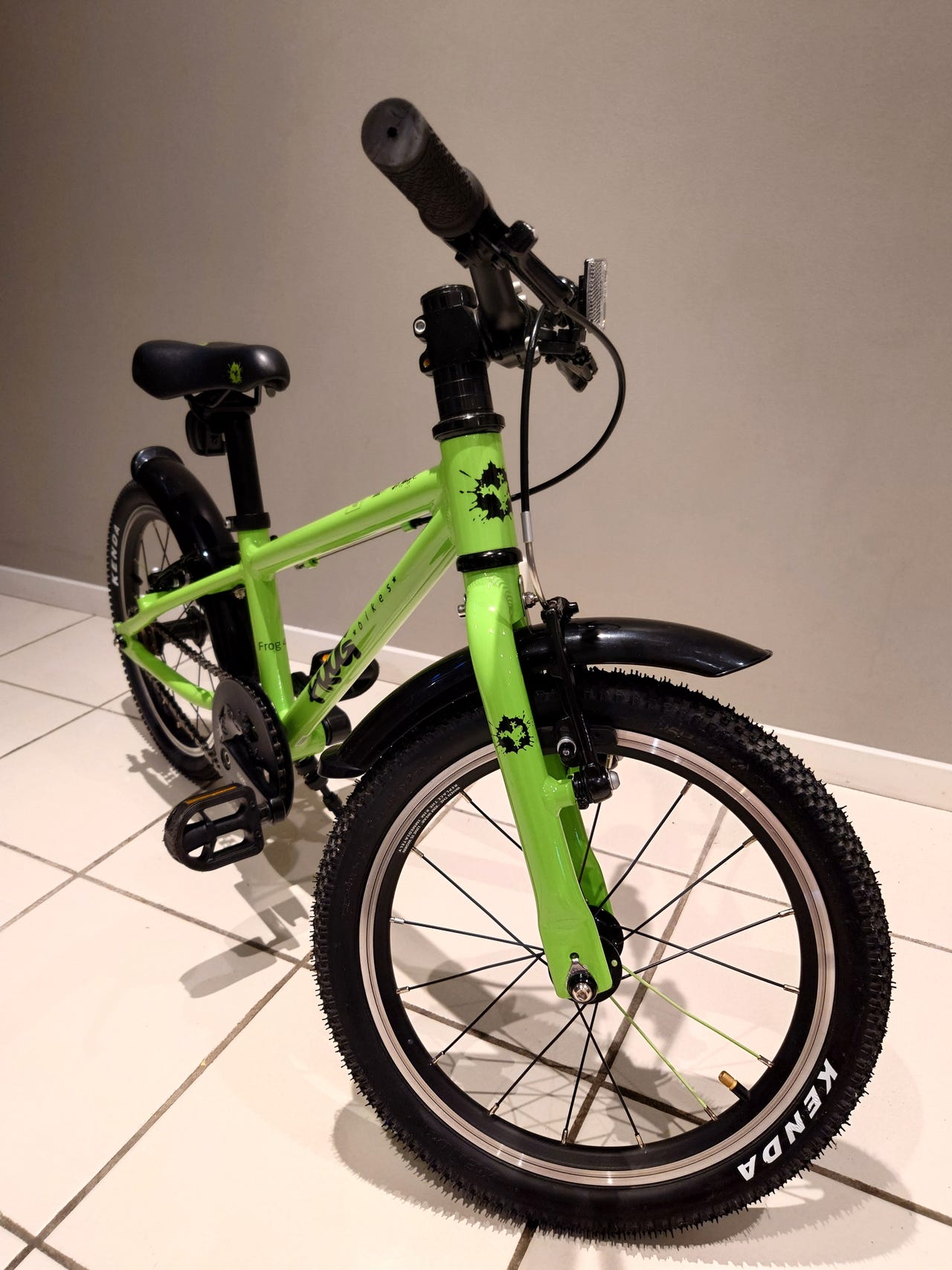 Pent brukt Frog 44 Green barnesykkel | FINN-torget