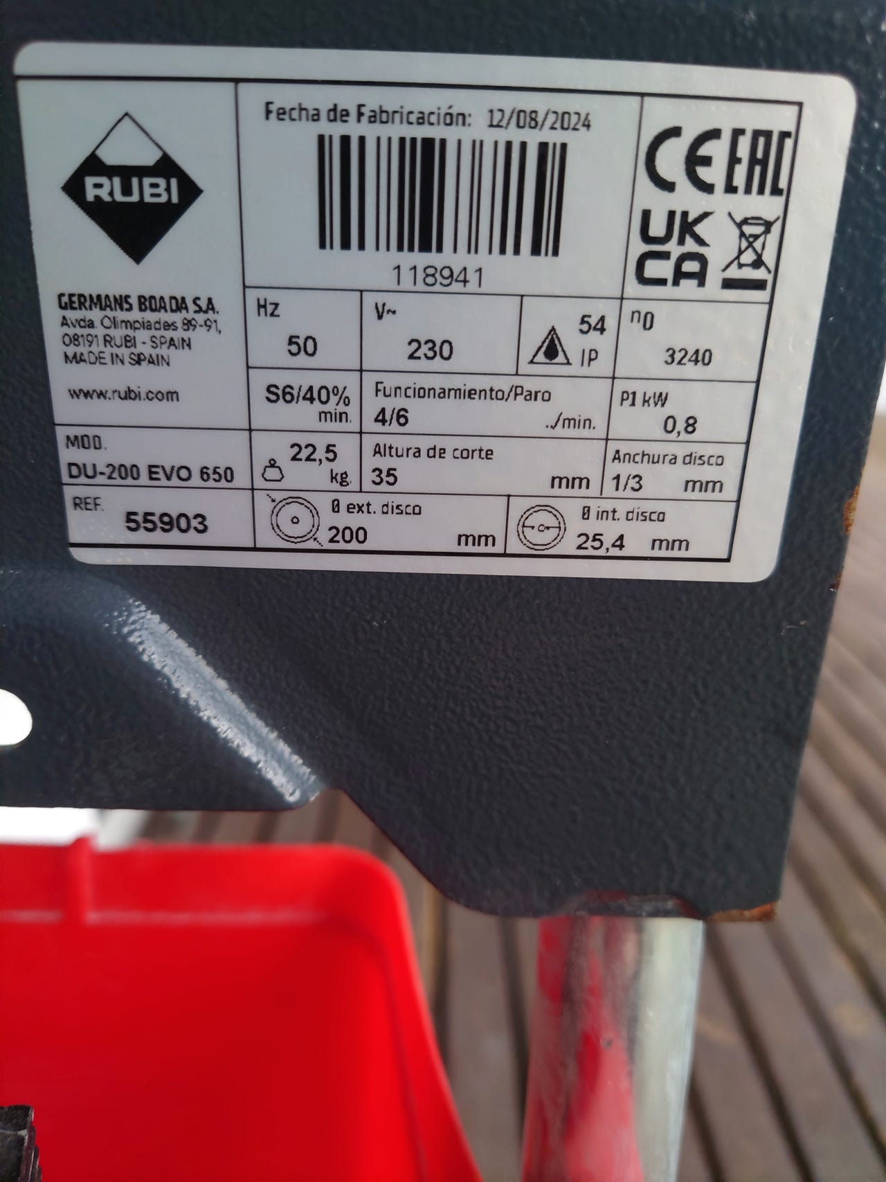 Elektrisk Fliskutter/Vannsag Rubi | FINN-torget