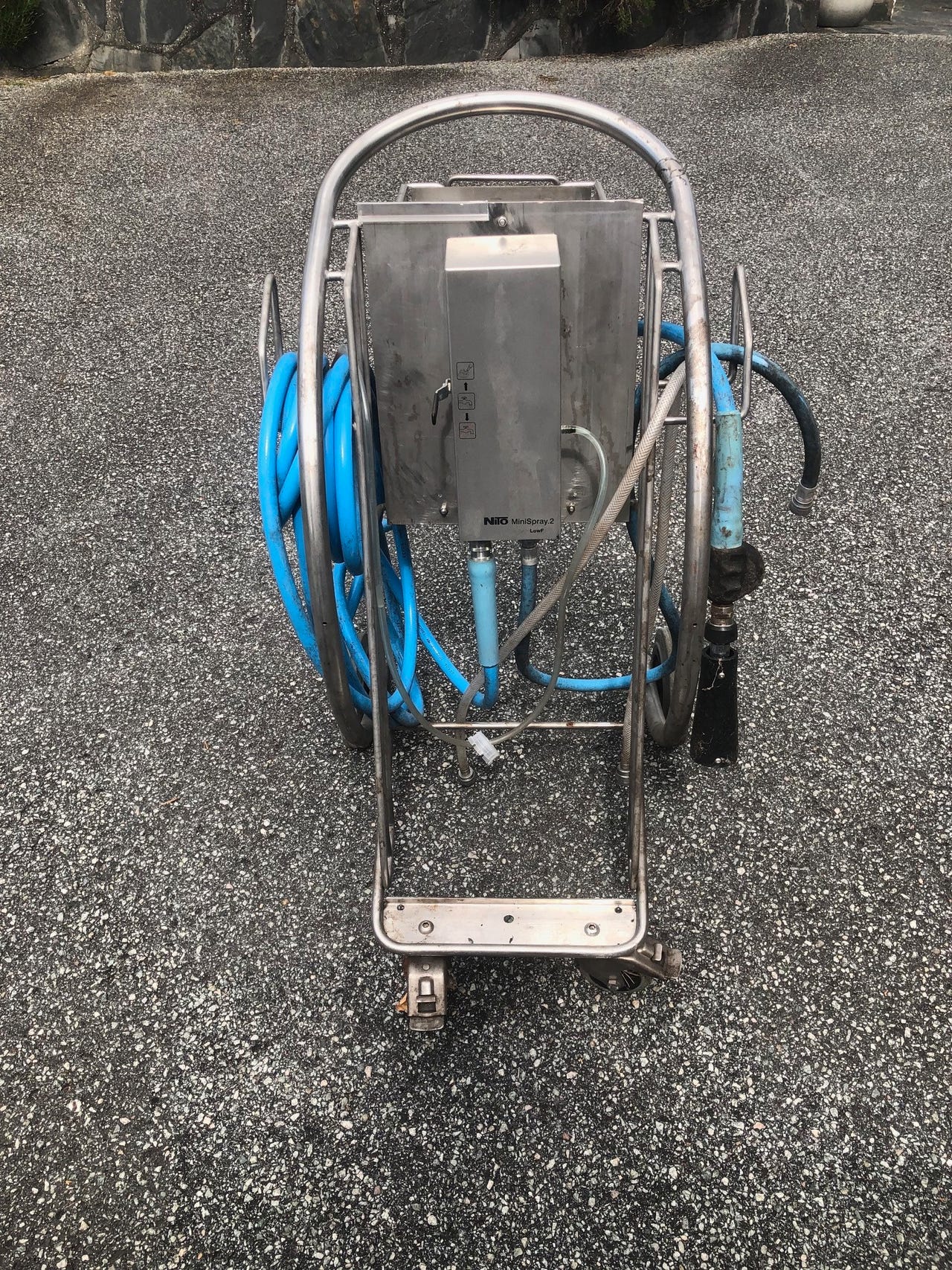 Nito Minispray 2 Sprøytevogn Blå Rustfritt Stål | FINN-torget