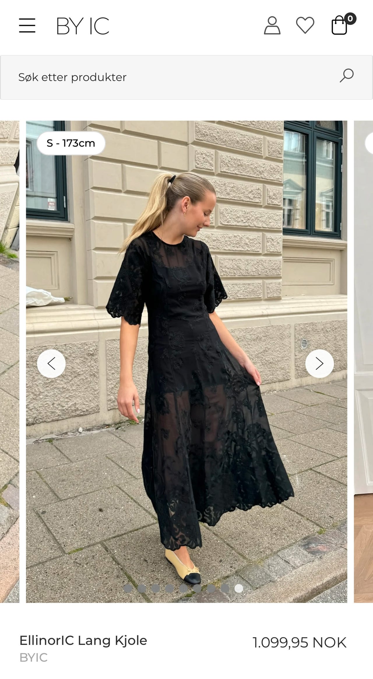 Byic kjole sort M | FINN-torget