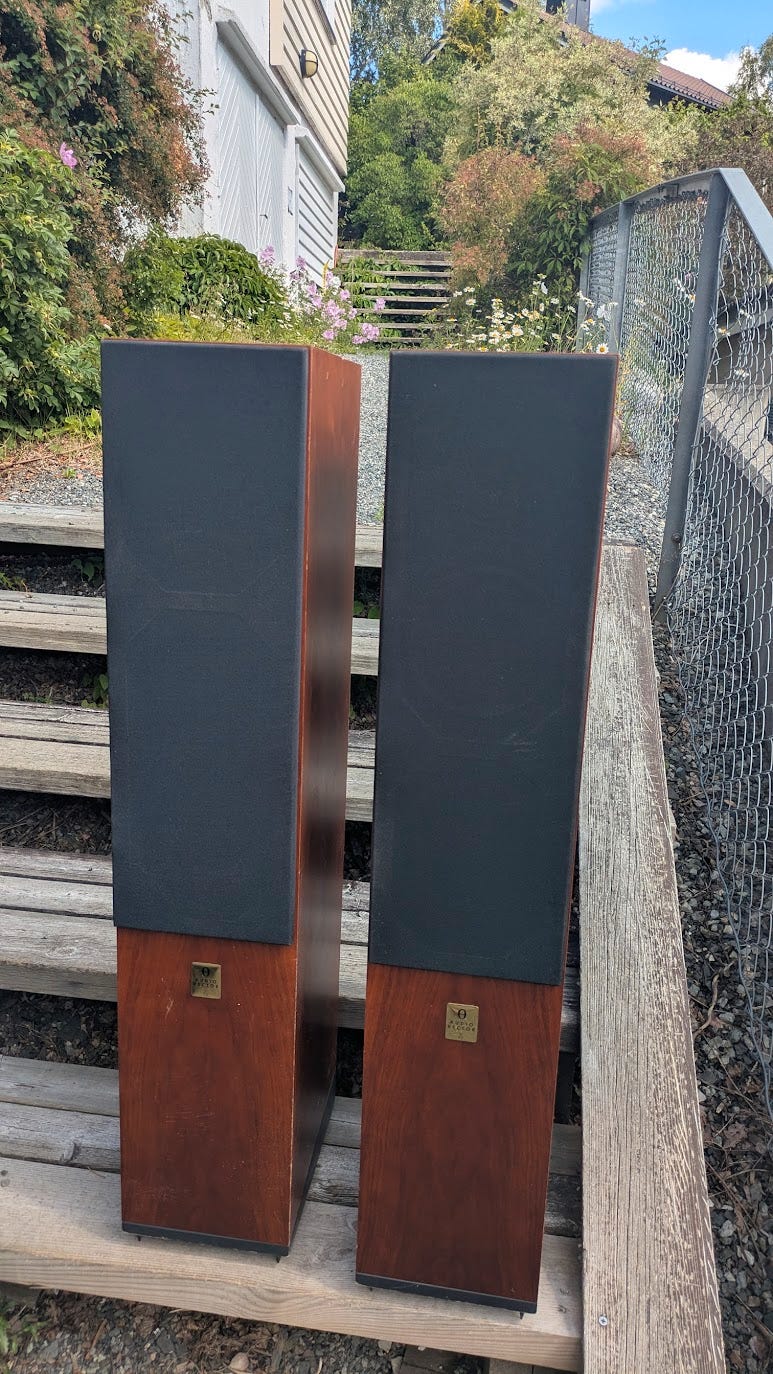 Audio Vector F3/Lyd. Eldre kvalitetshøytalere | FINN-torget