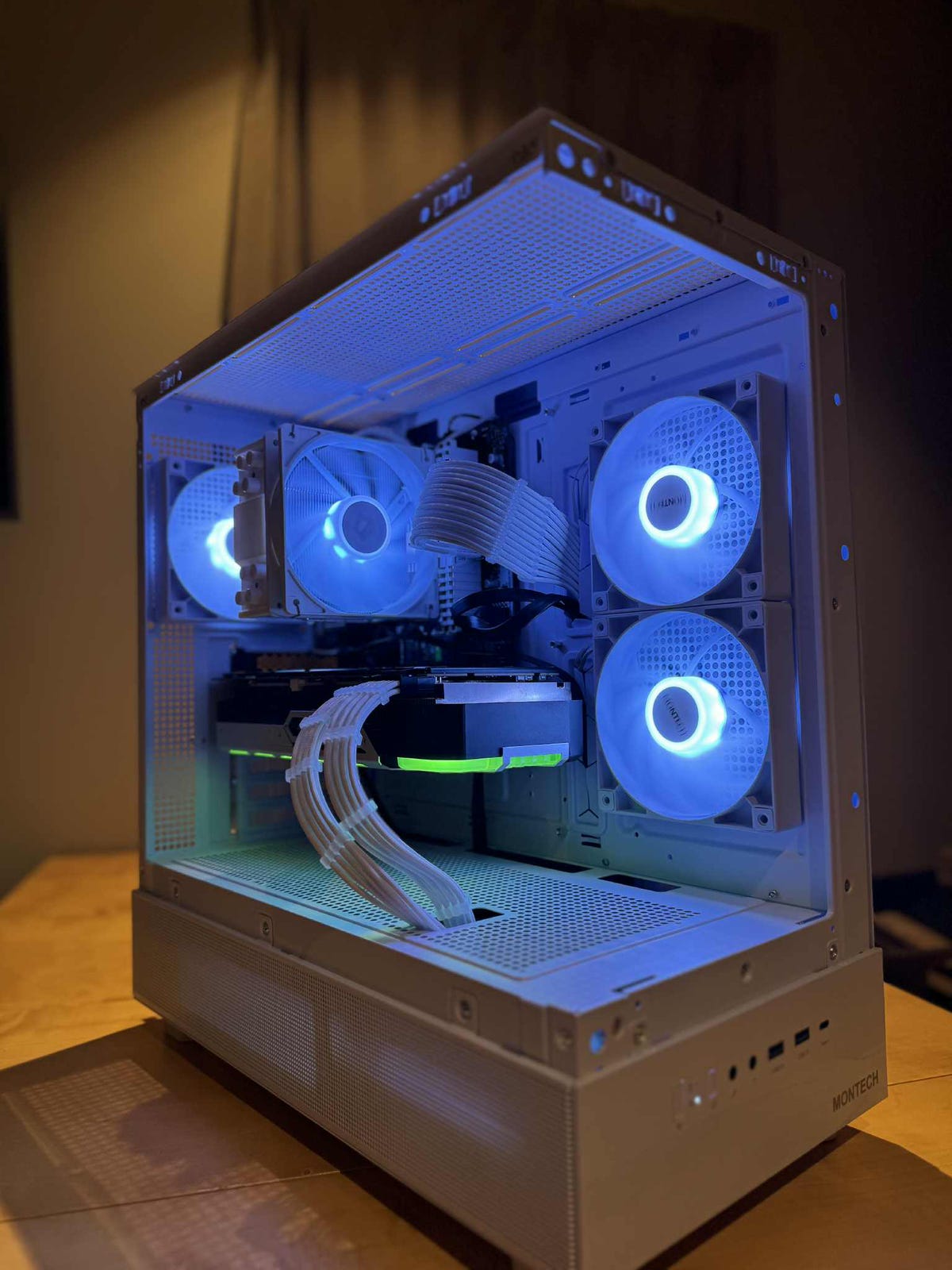 🎮 Kraftig nybygd hvit Gaming-PC – RTX 2070, Ryzen 5, 1TB – Klar til ...