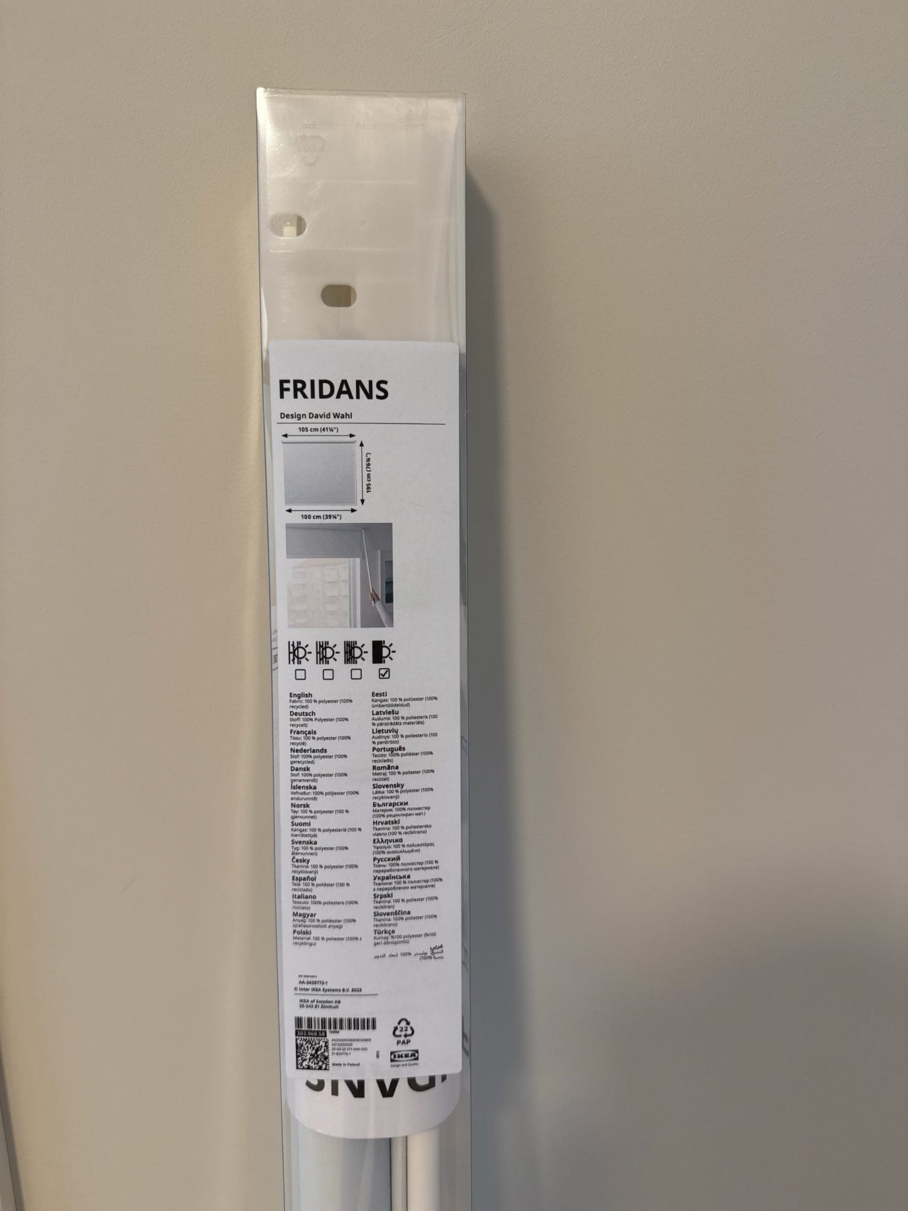 Lystett rullegardin hvit | FINN-torget