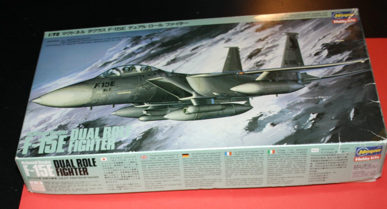 2 x Hasegawa - F-15e Dual Role Fighter 1:72 - Påbegynt | FINN-torget