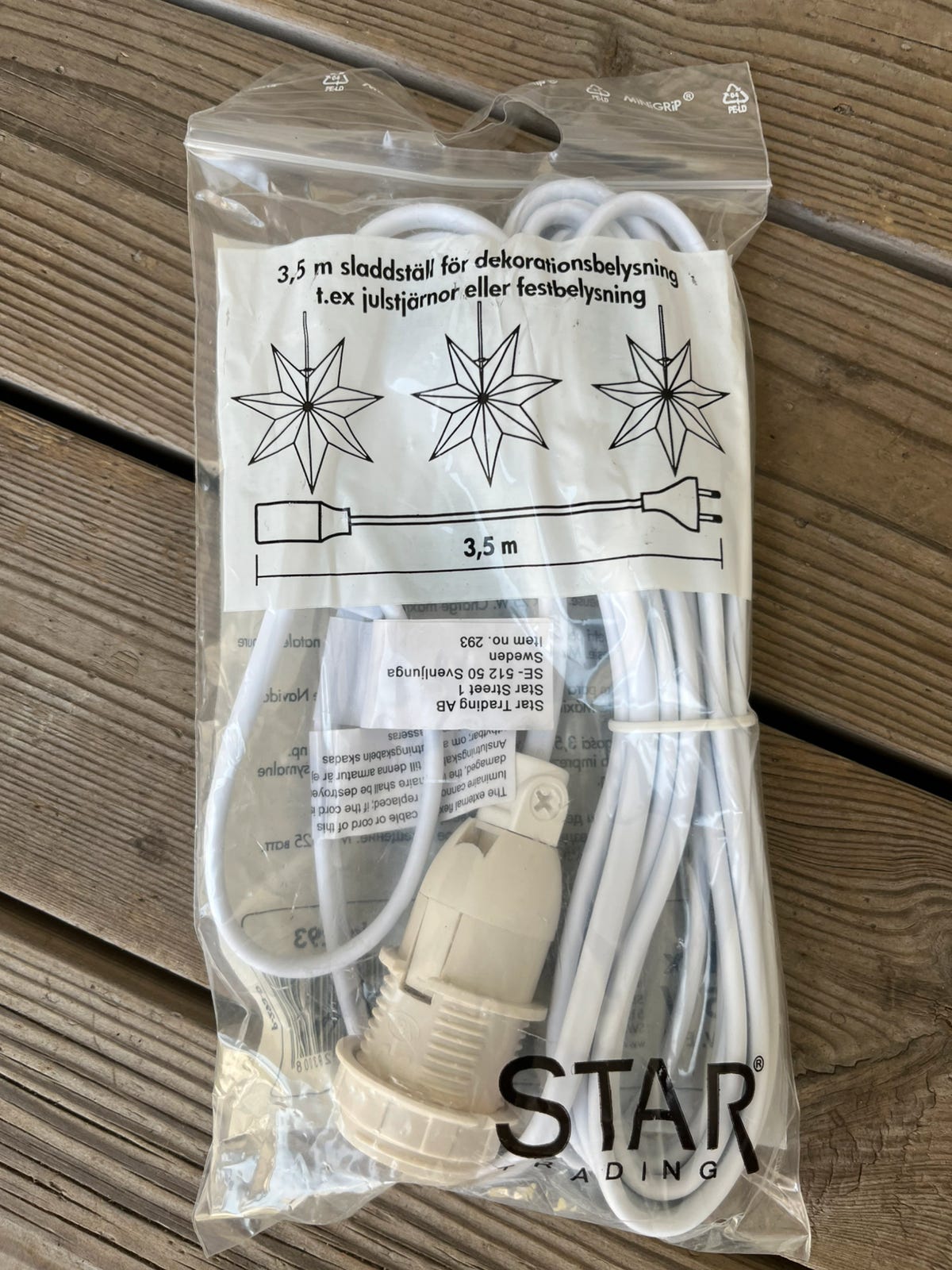 Lampe ledning 3.5 m | FINN-torget