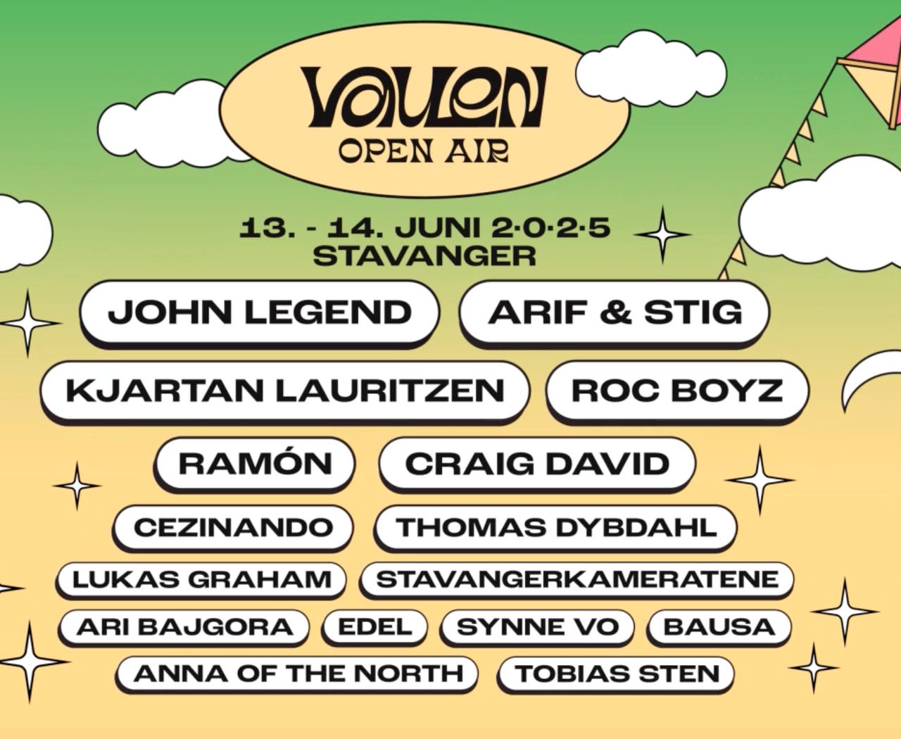 Vaulen Open air - Dagspass lørdag 14. juni | FINN-torget