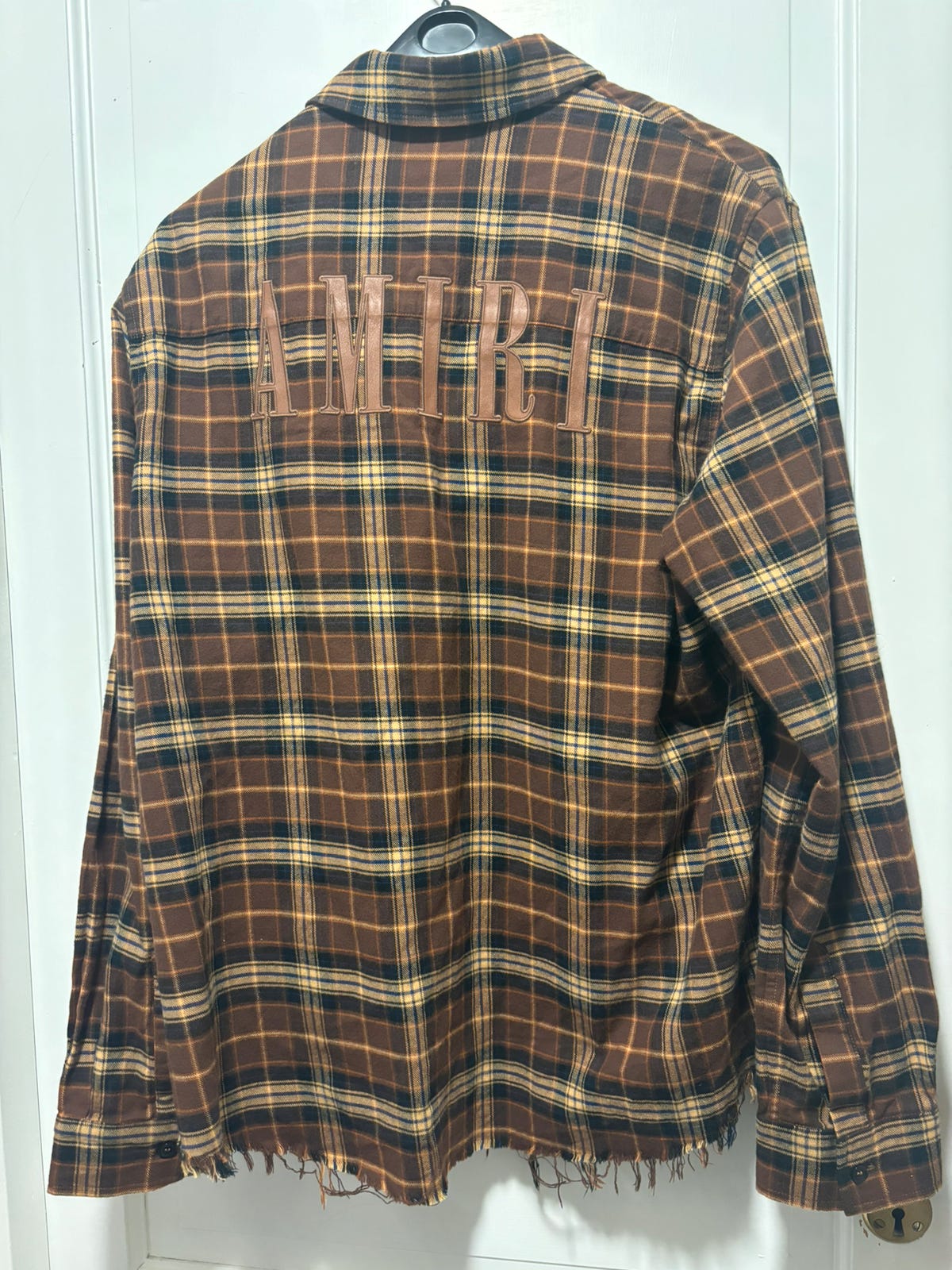 Amiri back logo flannel | FINN-torget