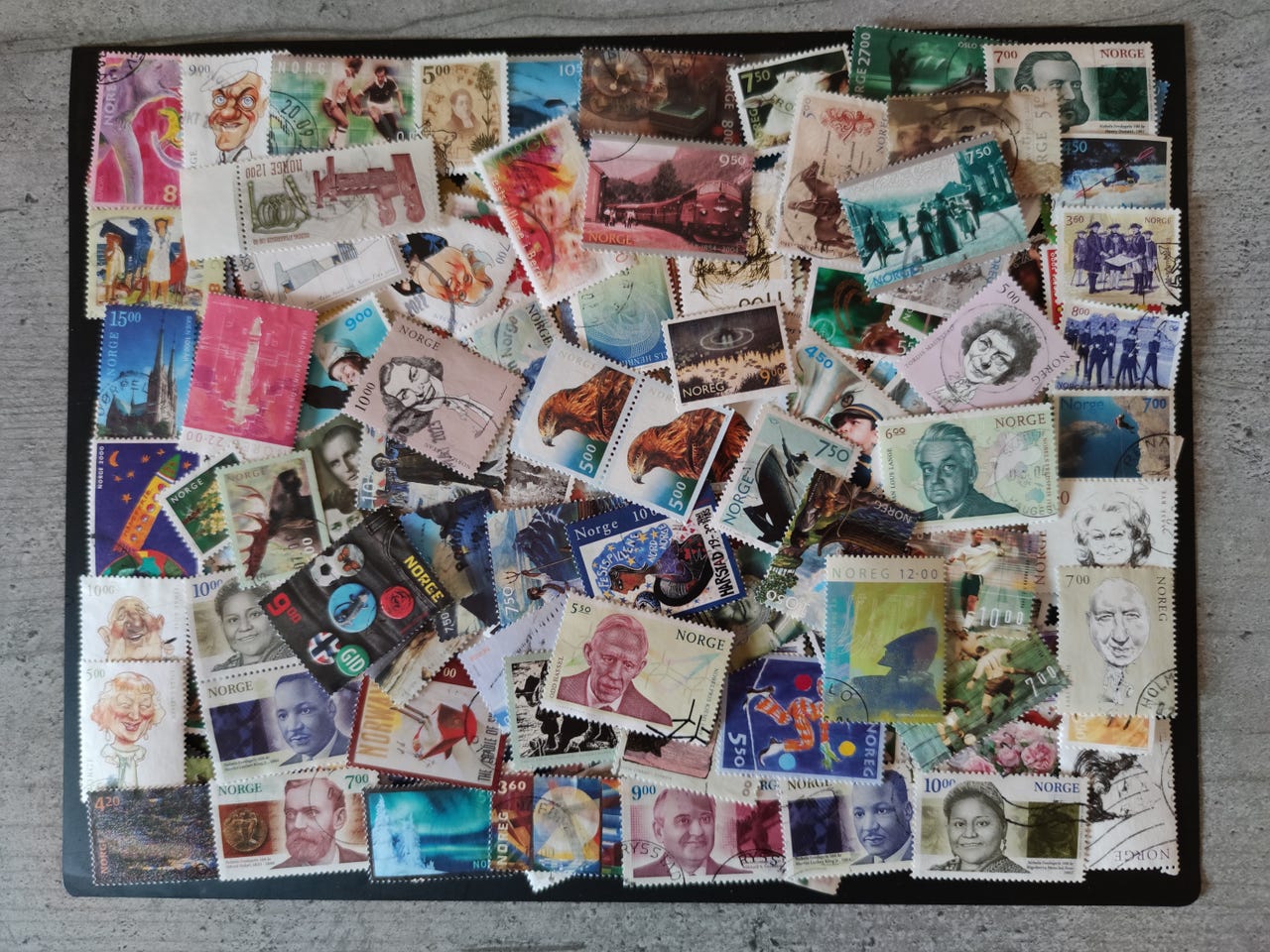 198 forskjellige norske frimerker 2000-2004. | FINN-torget