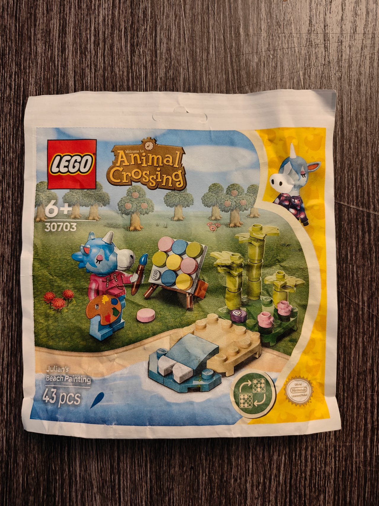30703 Lego Animal Crossing - Julian's Beach Painting 43 pcs | FINN-torget
