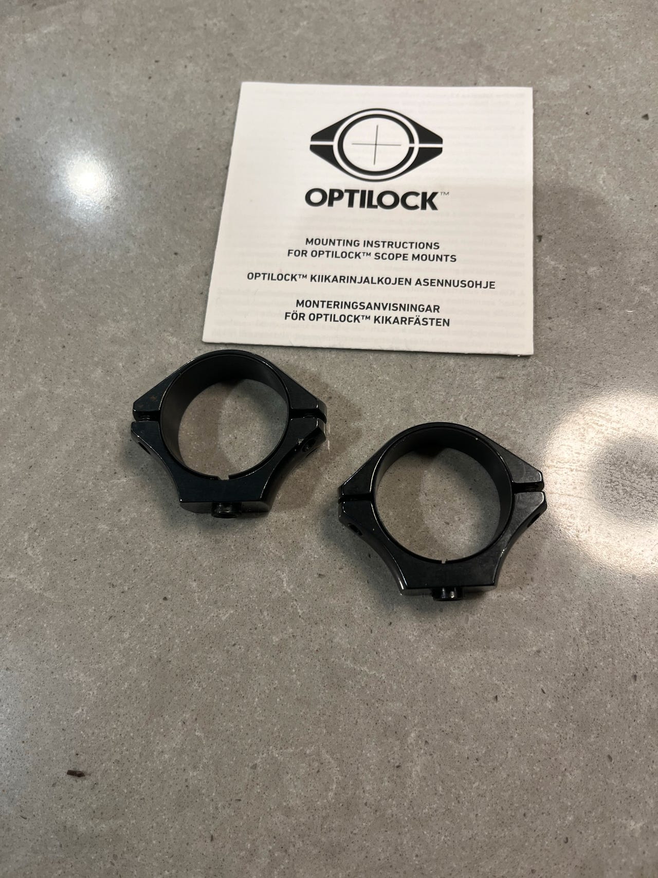 Optilock Ring 30mm lav | FINN-torget