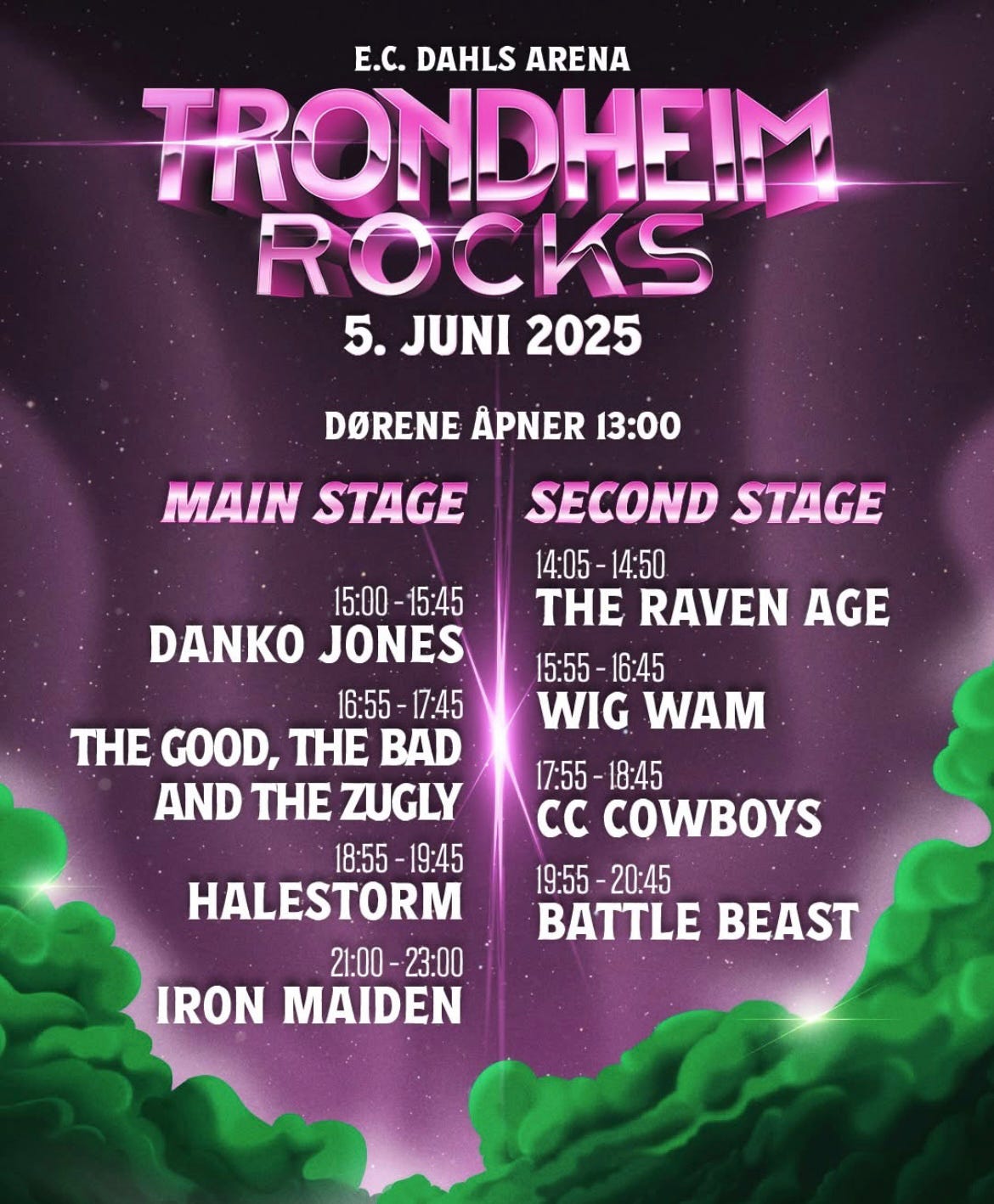 2 x billetter til Trondheim rocks | FINN-torget
