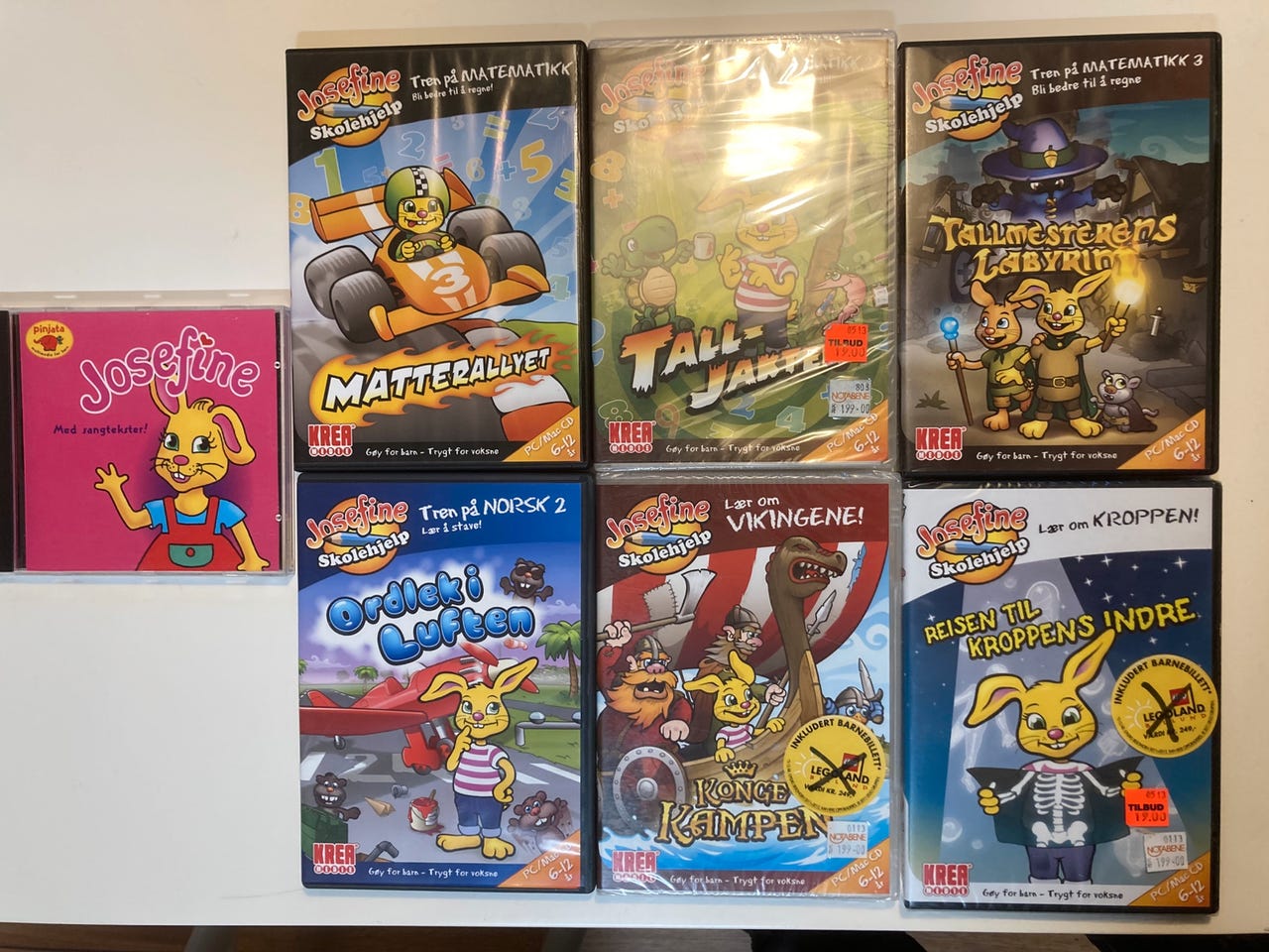 Josefine pc spill. Samlet pris 200,- | FINN-torget