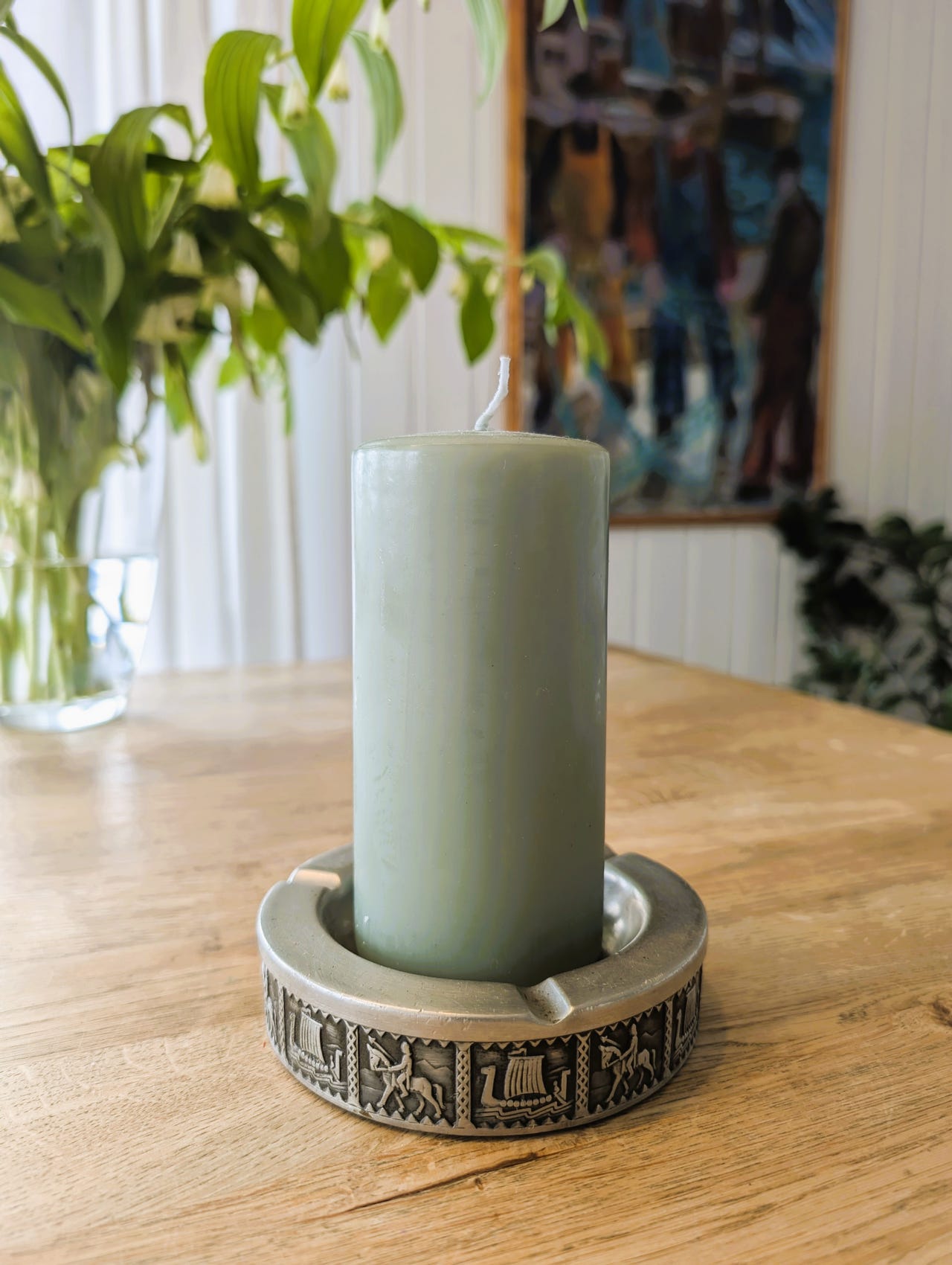 Snorre Norsk Tinn askebeger/lysholder | FINN-torget