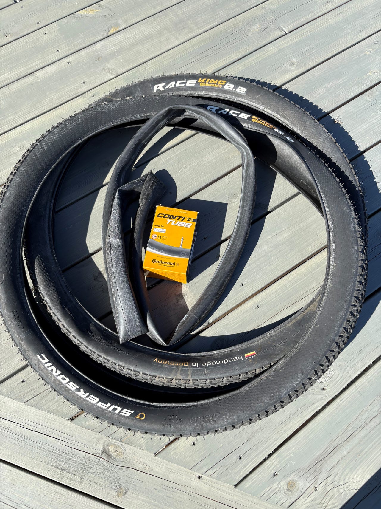 2 stk Continental Race King Supersonic 26'' med 2 stk Continental ...
