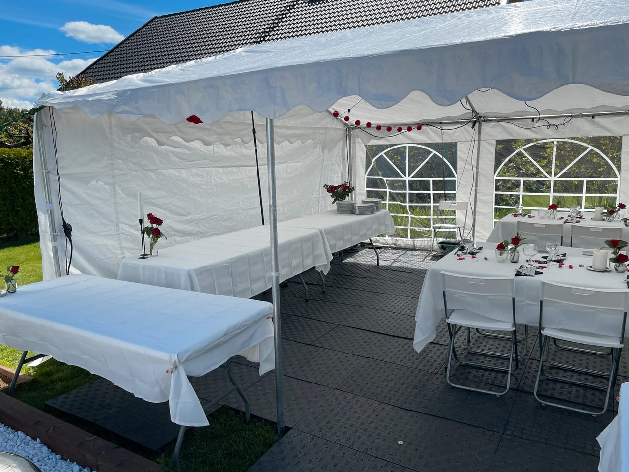 3x6 og 4x6 m Partytelt - UTLEIE | FINN-torget