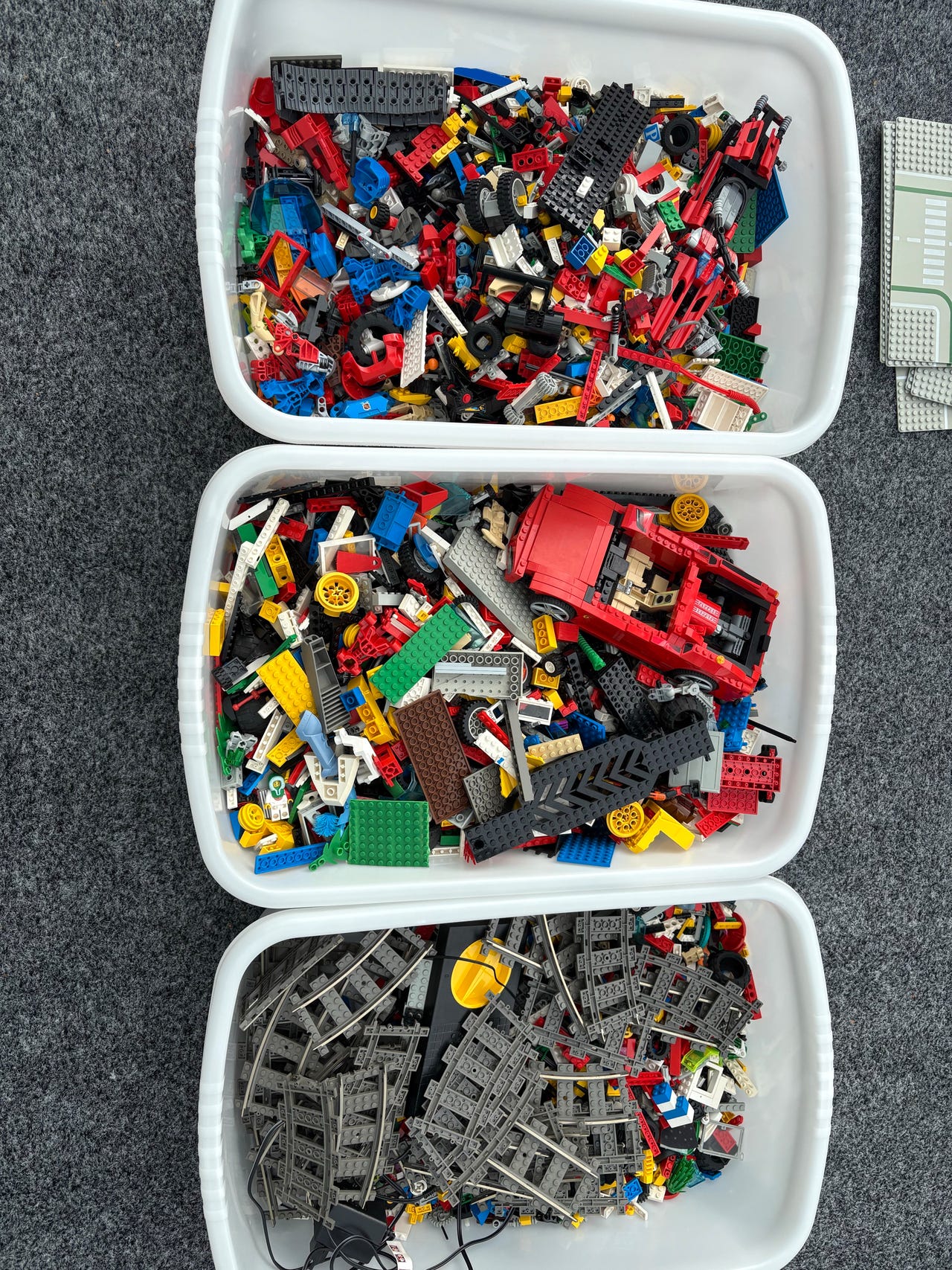 Masse Lego og Lego tog skinner | FINN-torget
