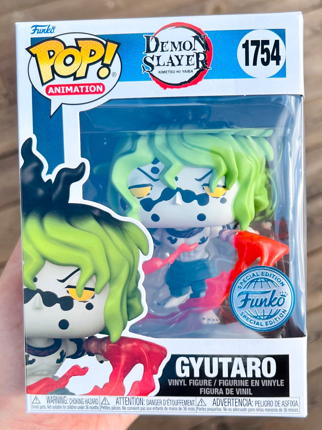 Funko Pop! Gyutaro (Blood Attack) | Demon Slayer: Kimetsu no Yaiba ...