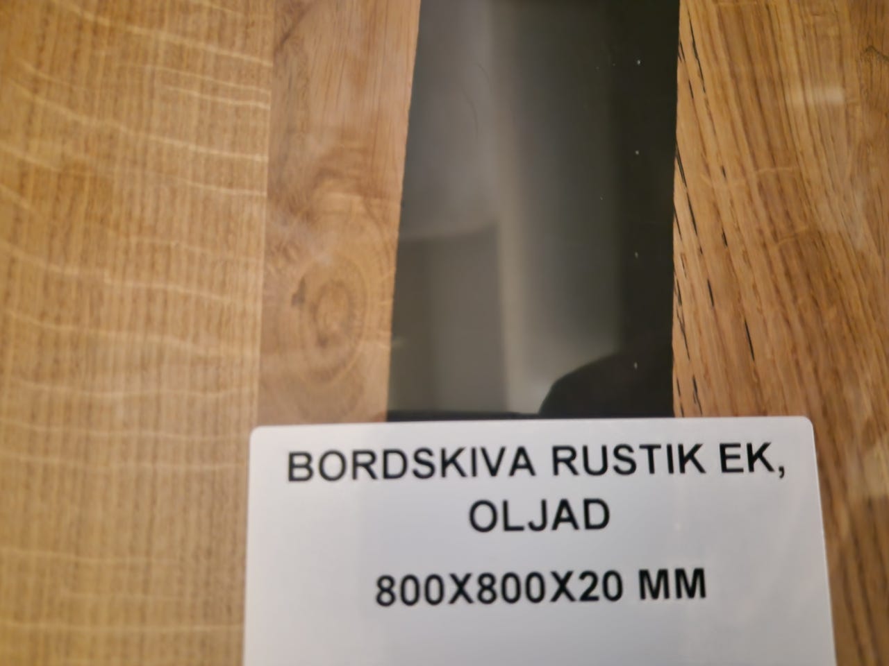 Rustik bordplate Eik (800*800*20) | FINN-torget