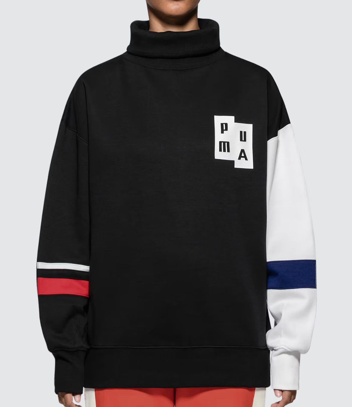 Puma X Ader Turtleneck Sweatshirt - Oversized Hoodie - Medium - Svart ...