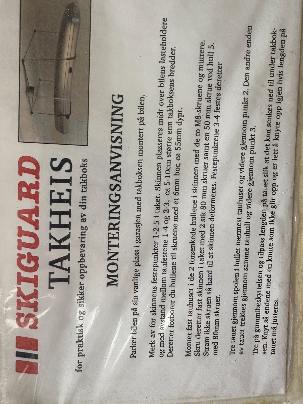 Ny Skiguard Takheis selges | FINN-torget