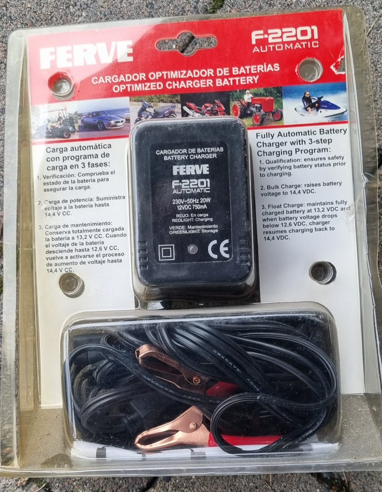 🔋 Ferve F-2201 Automatic 12V batterilader | FINN-torget