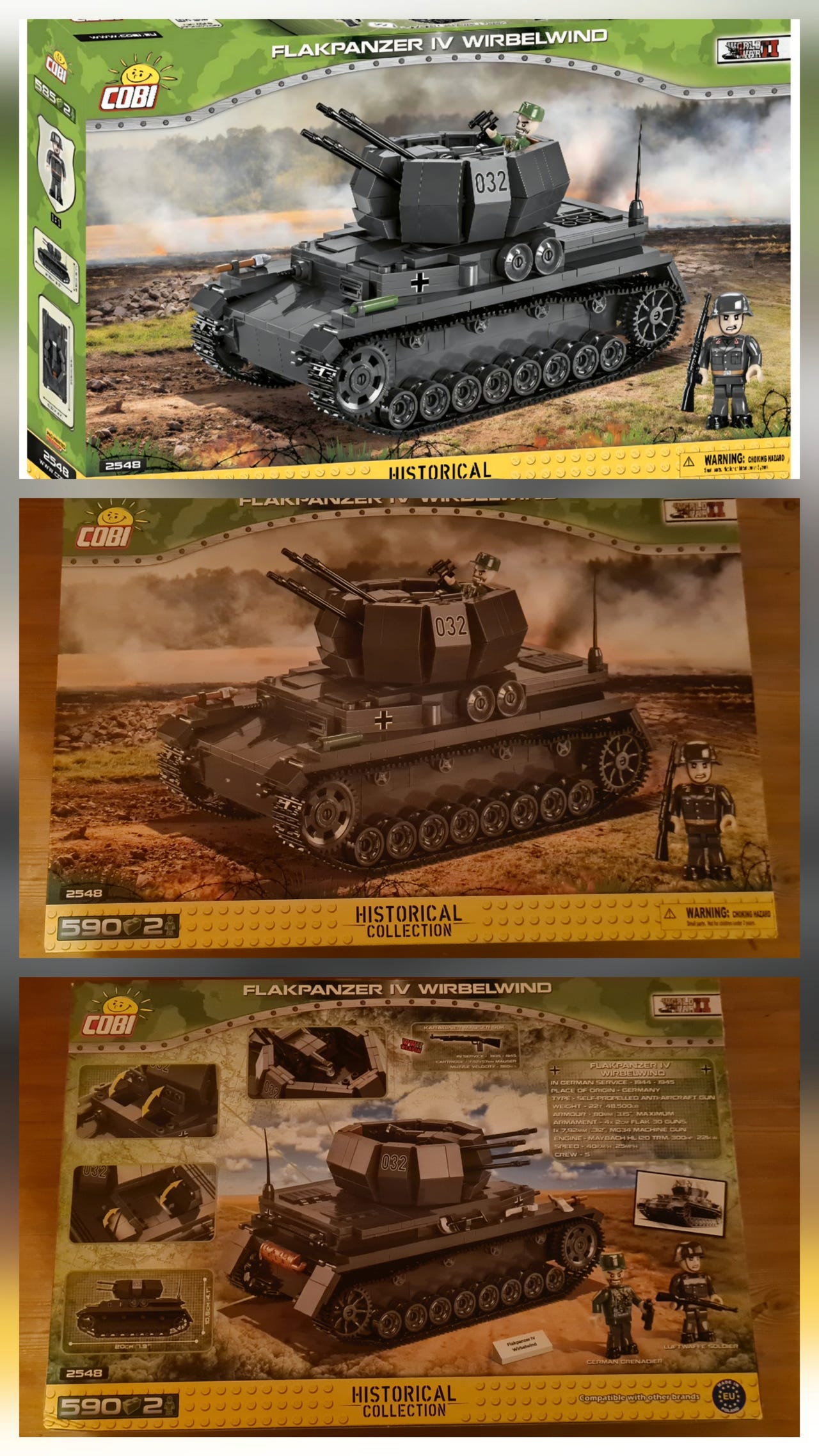 Cobi 2548 - Flakpanzer IV Wirbelwind - Ny/Innpakket - Sjelden | FINN-torget