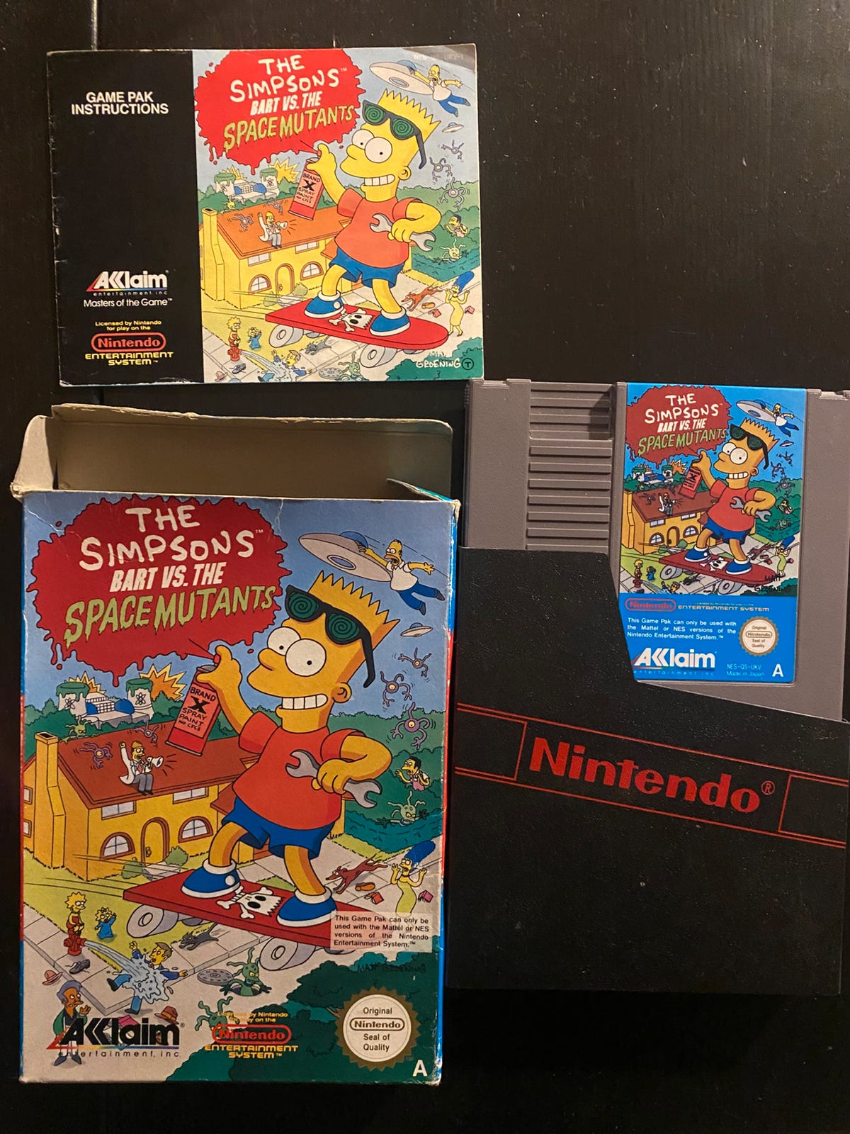 Simpsons Bart Vs. The Space Mutants / Fighting Golf NES | FINN-torget