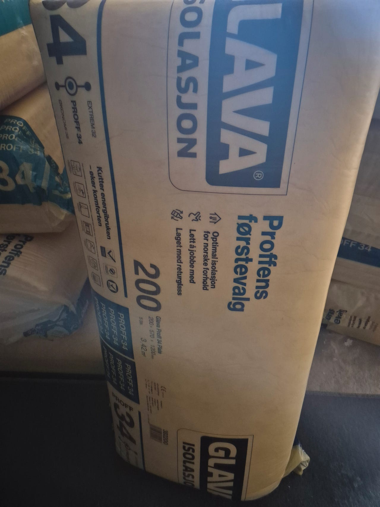 20 pakker med glava proff 34 200 mm | FINN-torget