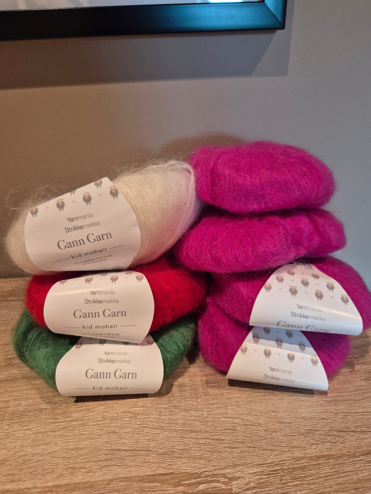 Gann garn,Kid mohair 🌿🌸 | FINN-torget