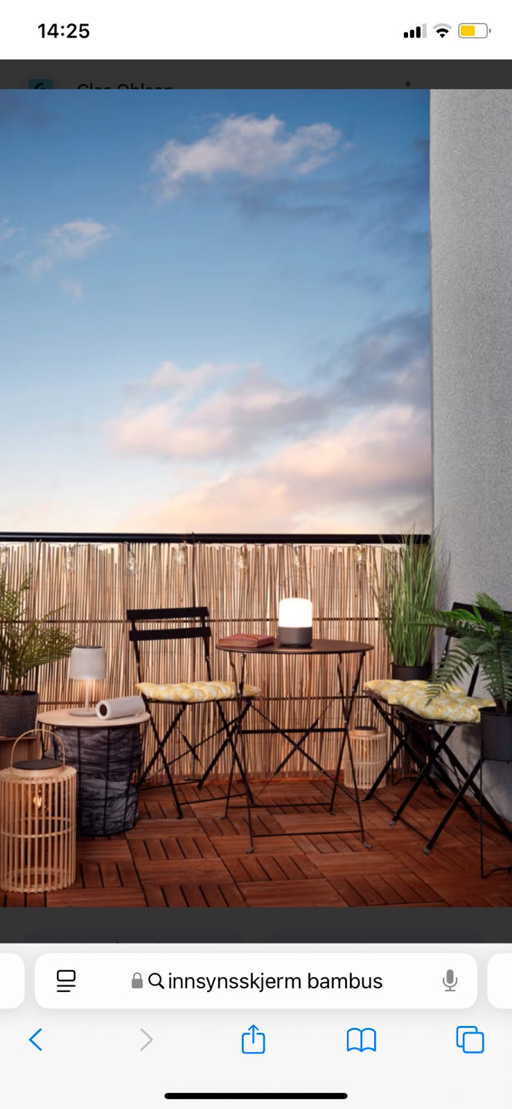 Innsynsskjerming bambus levegg | FINN-torget