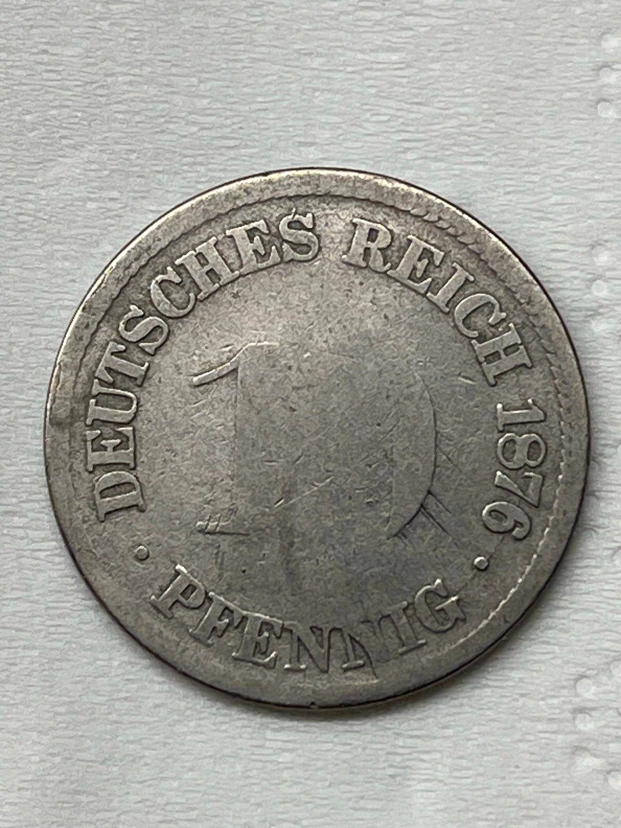 10 Pfennig 1876, Germania Tyskland Deutsches Reich, | FINN-torget