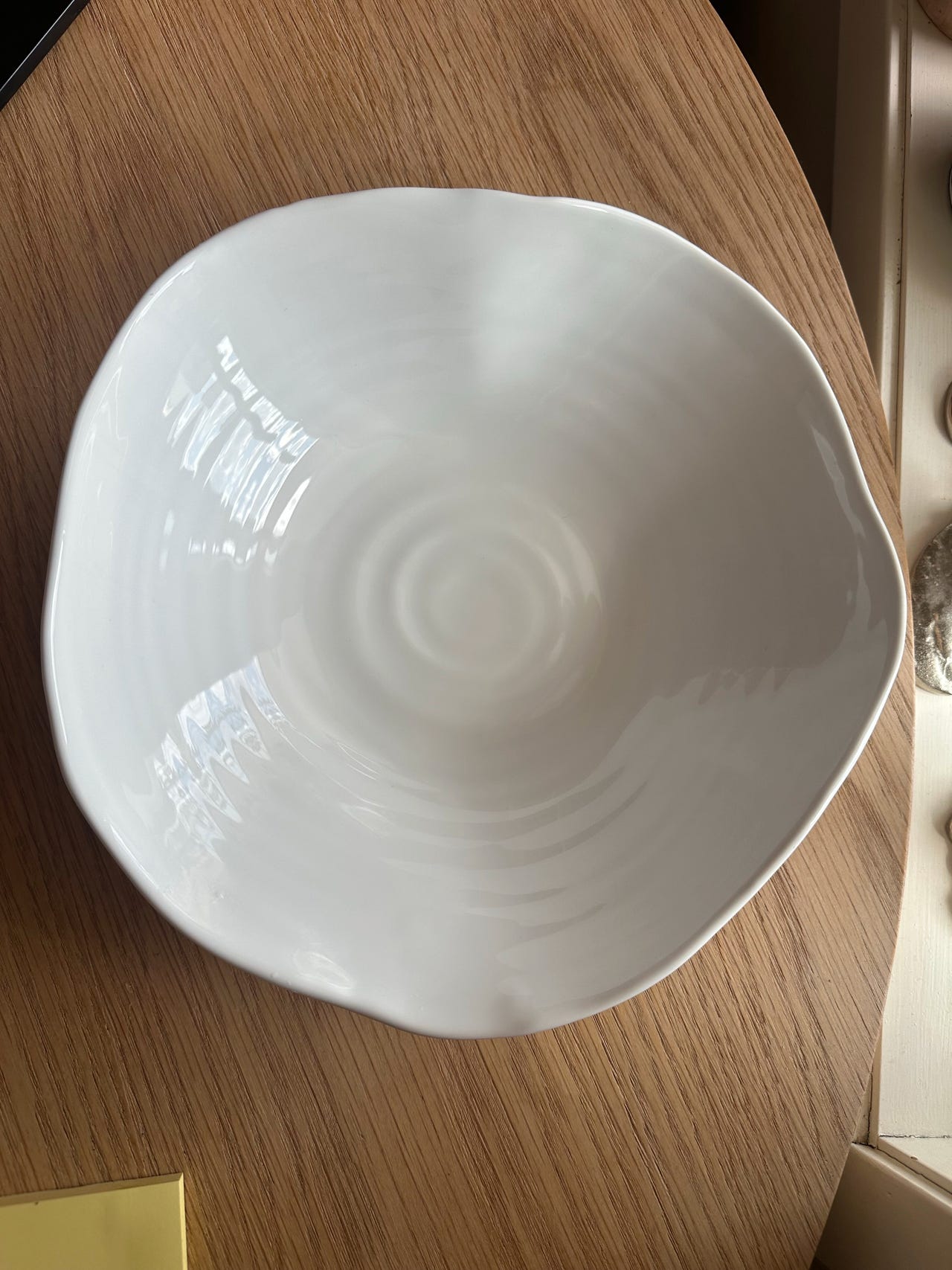 Hvit serveringsfat bolle | FINN-torget