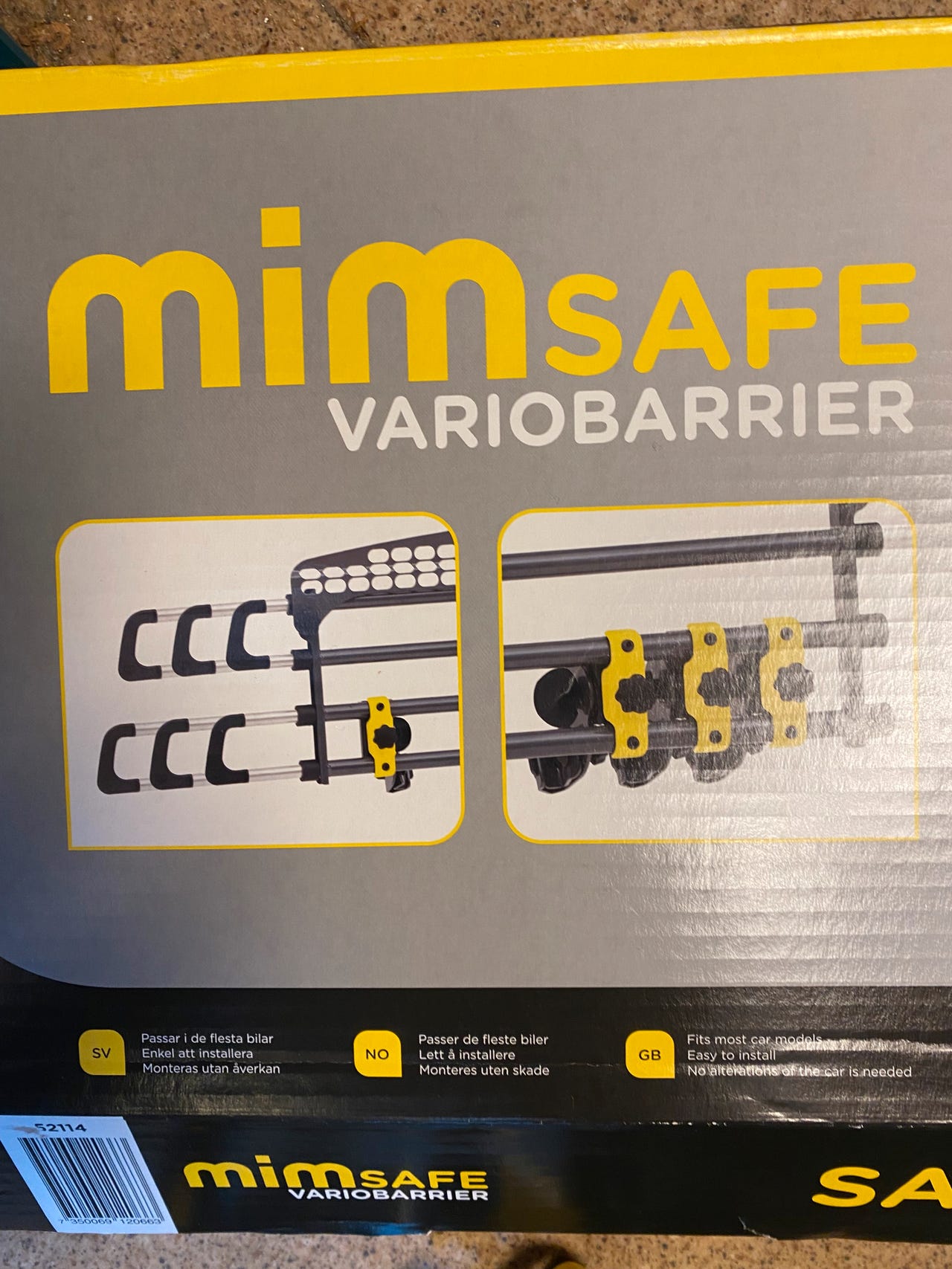 Hundegitter Mimsafe small passer de fleste biler lett å installere ...
