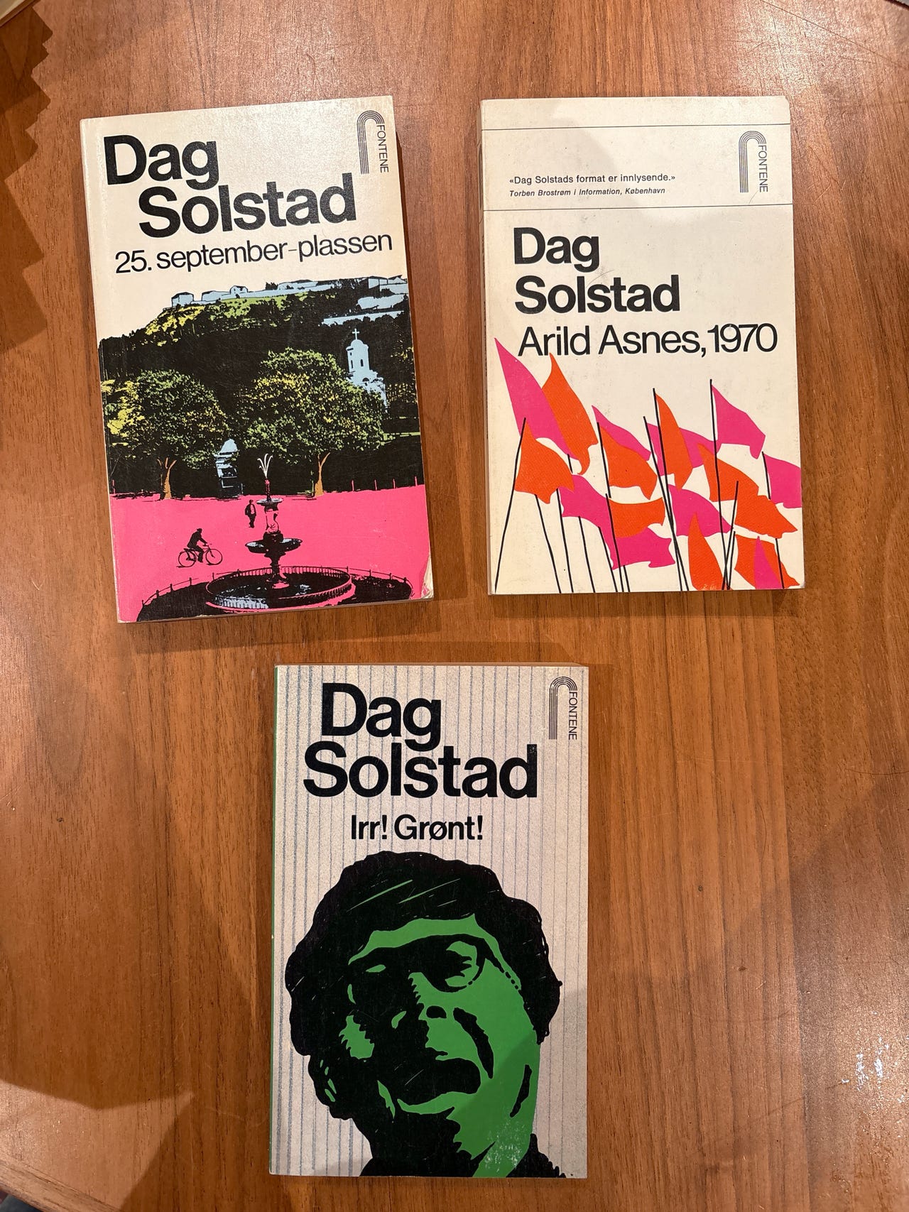 Dag Solstad x 3 fontene | FINN-torget