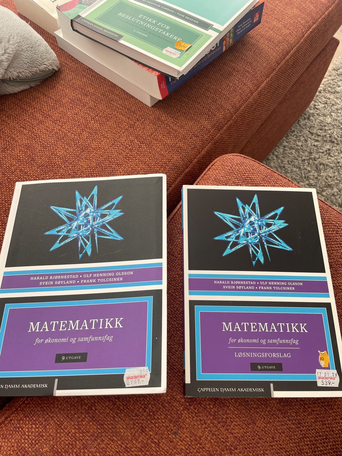 Matematikk for økonomi og samfunnsfag, 9. utgave | FINN-torget