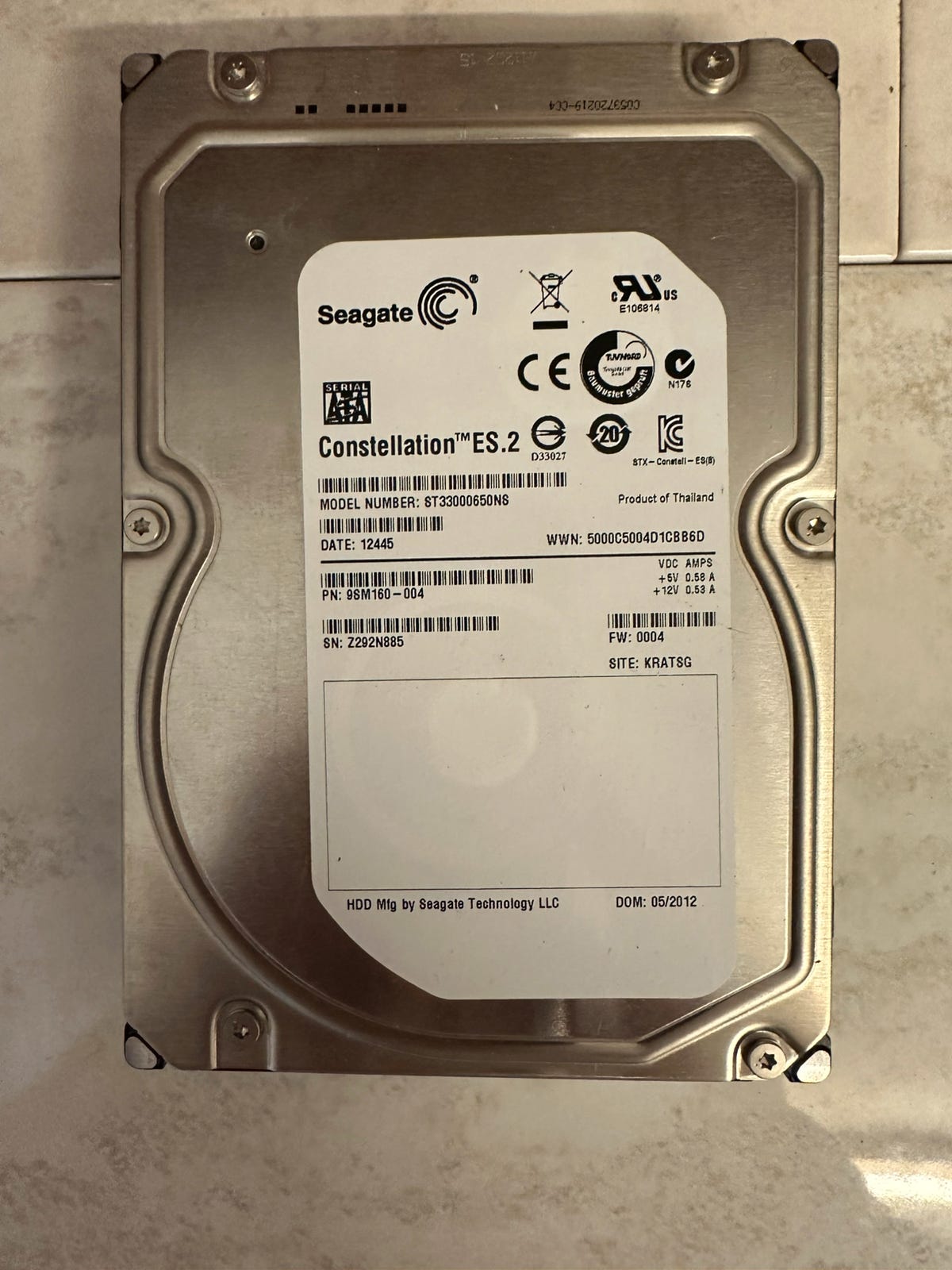 Seagate Constellation ES.2 3TB HDD | FINN-torget