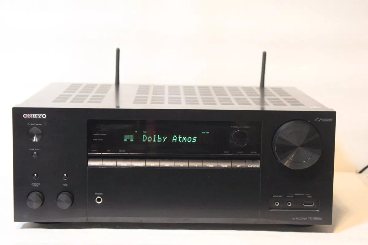 Dolby Atmos Onkyo TX-NR656 hjemmekino forsterker / receiver | FINN-torget