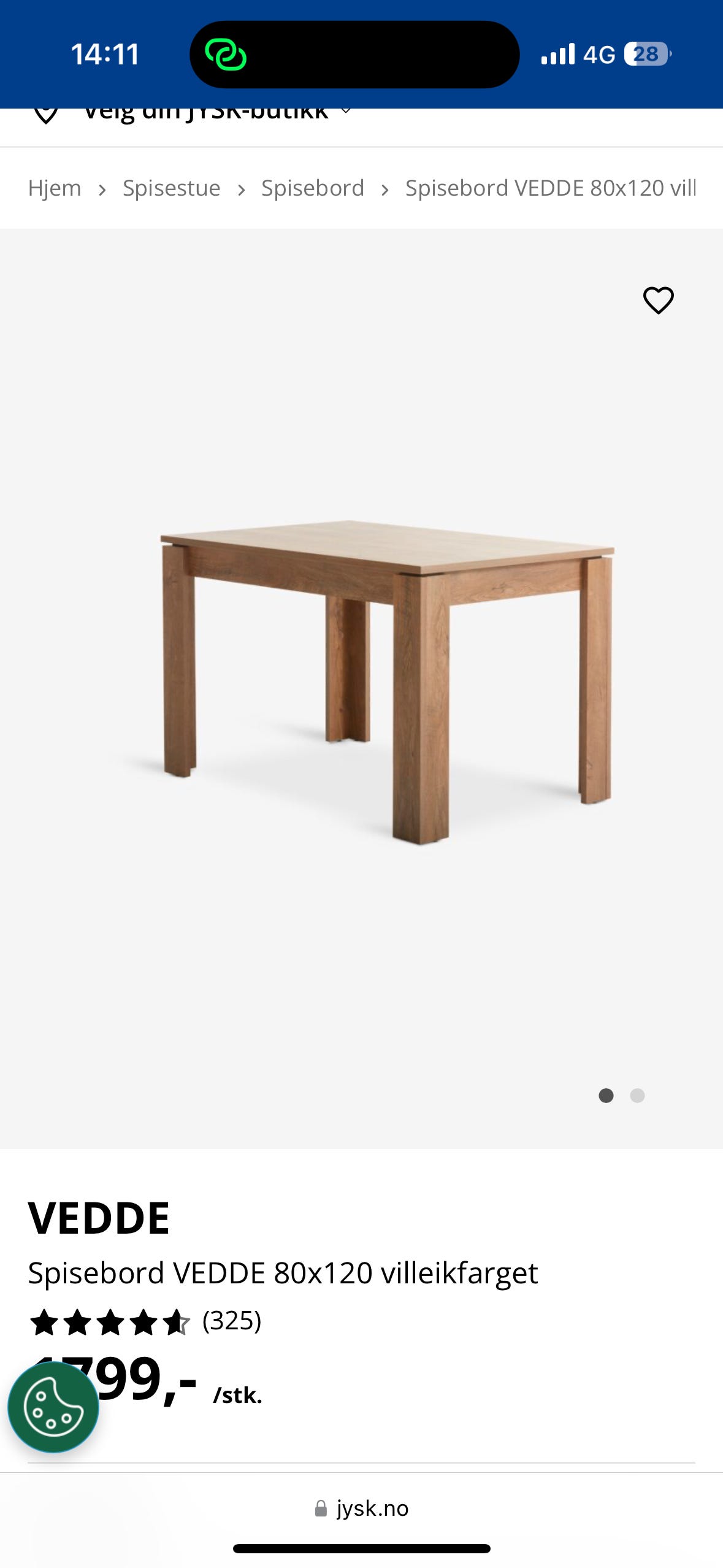 Spisebord VEDDE | FINN-torget
